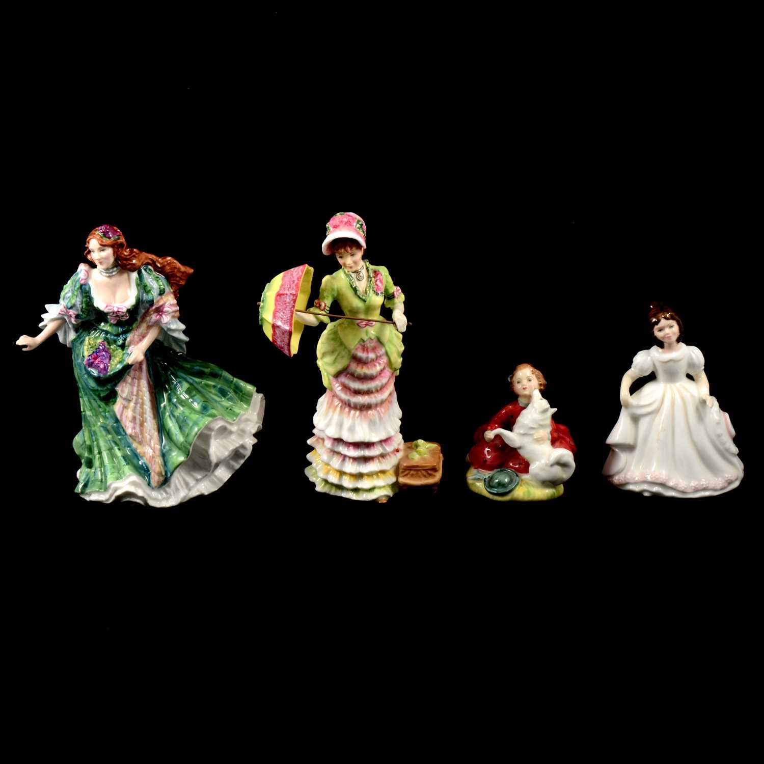 Lot 94 - Twelve Royal Doulton figurines, including