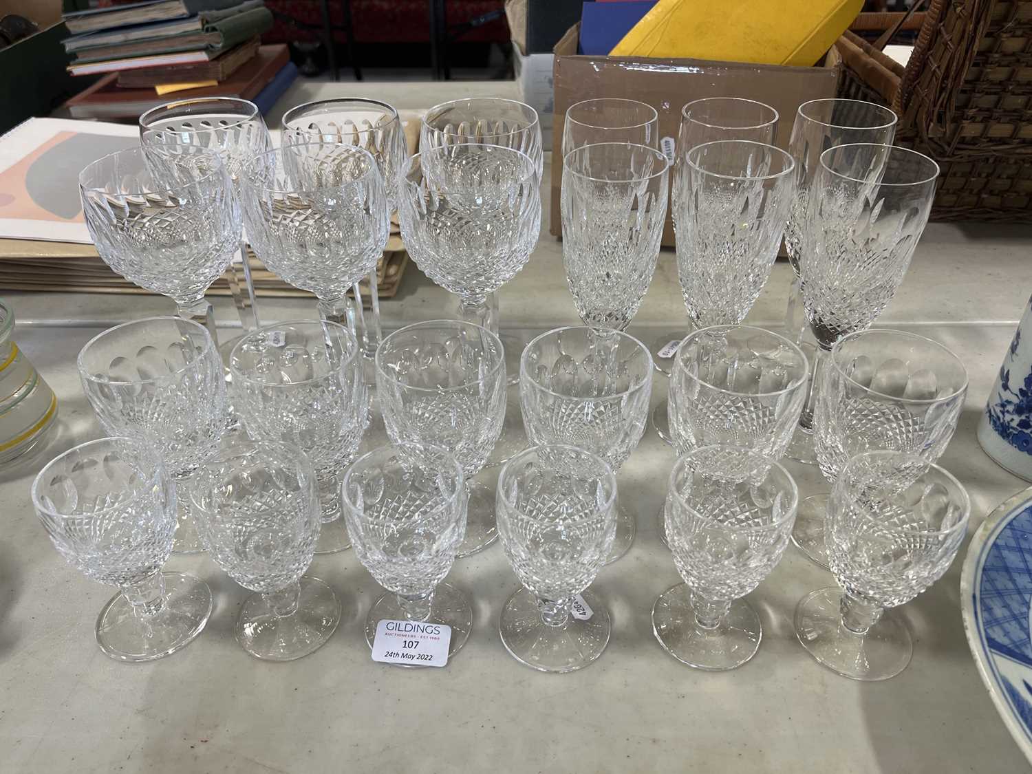 Lot 107 - Twenty-four Waterford Crystal Colleen