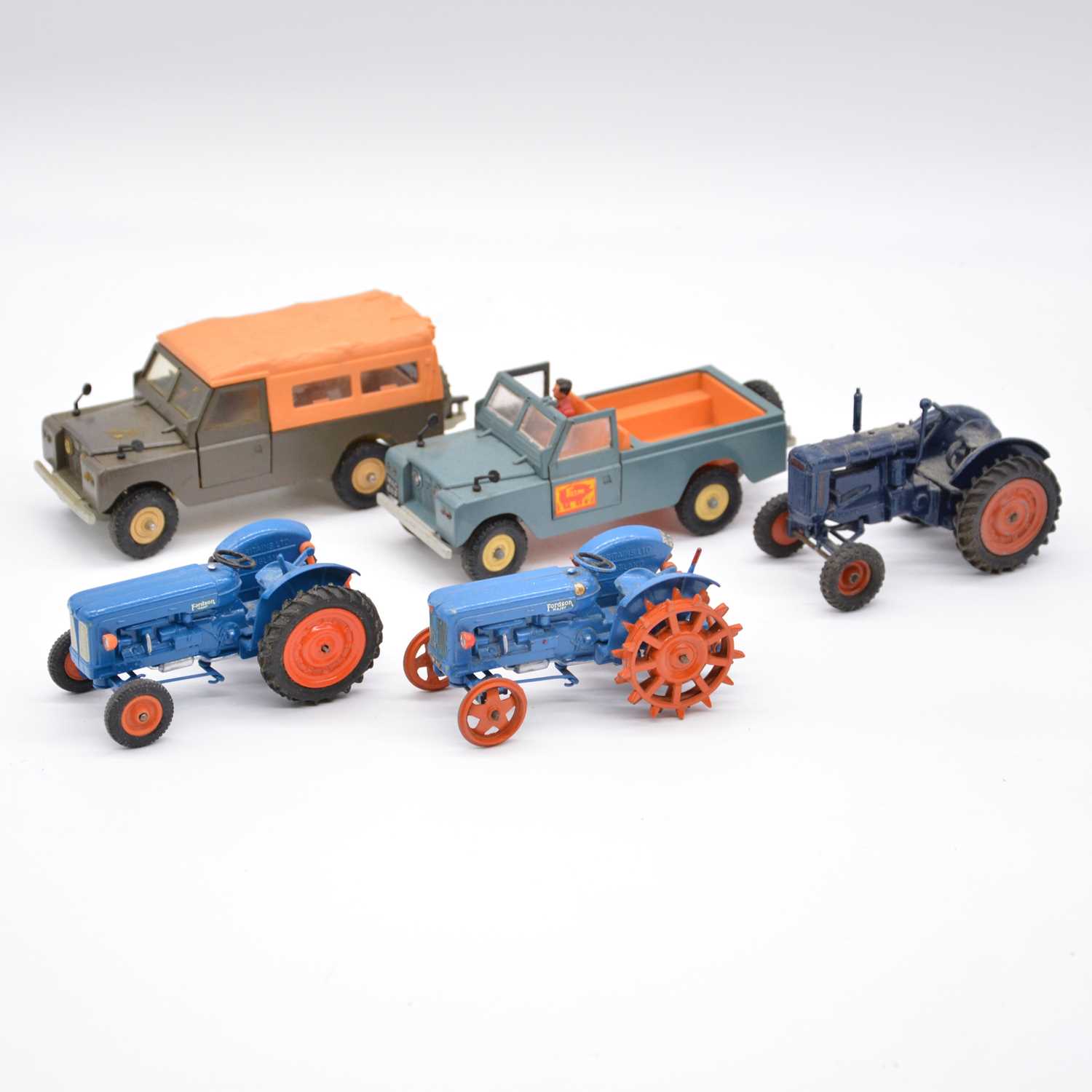 Lot 343 - Five Britains farm models Fordson Major