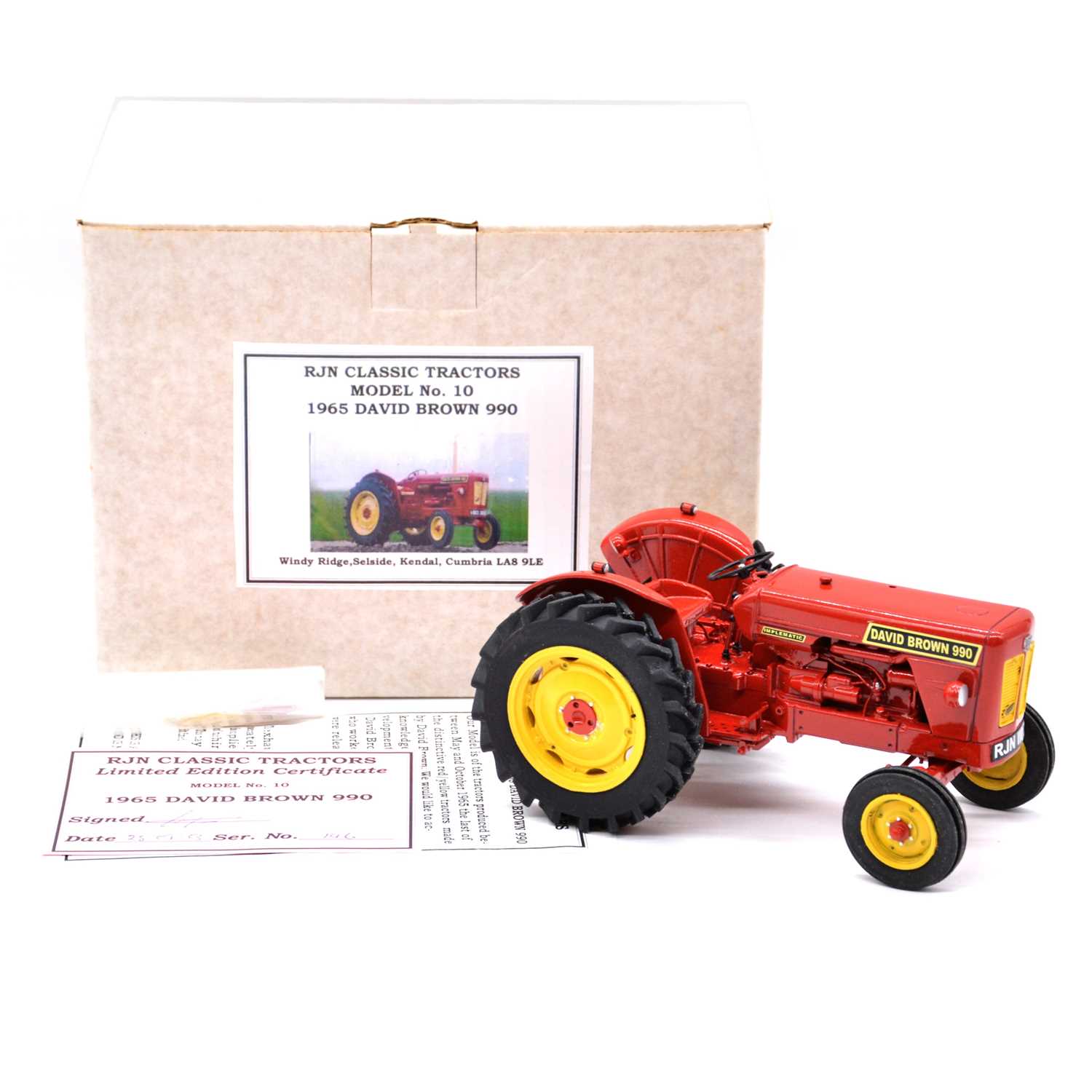 Lot 308 - RJN Classic Tractors model 1965 David Brown