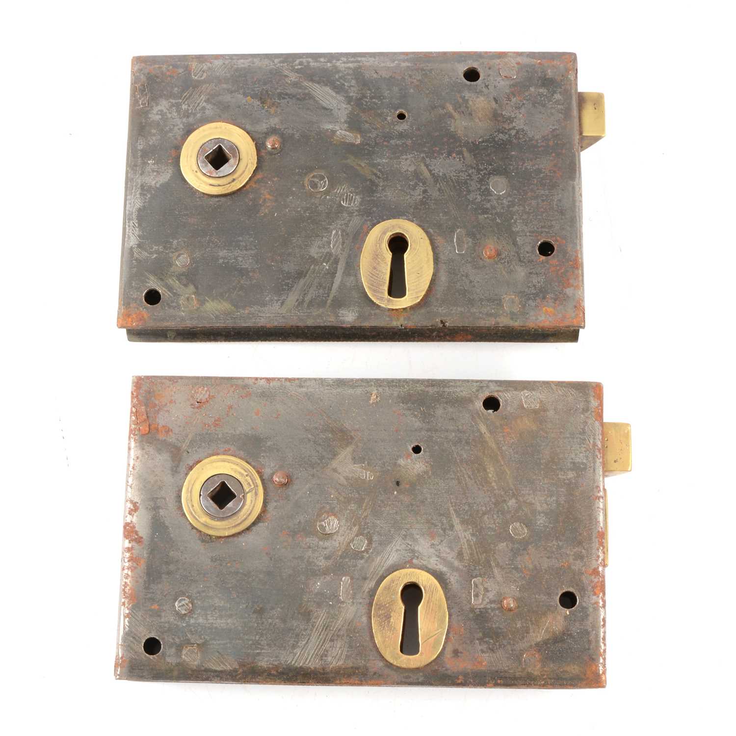 Lot 192 - Quantity of old box locks,