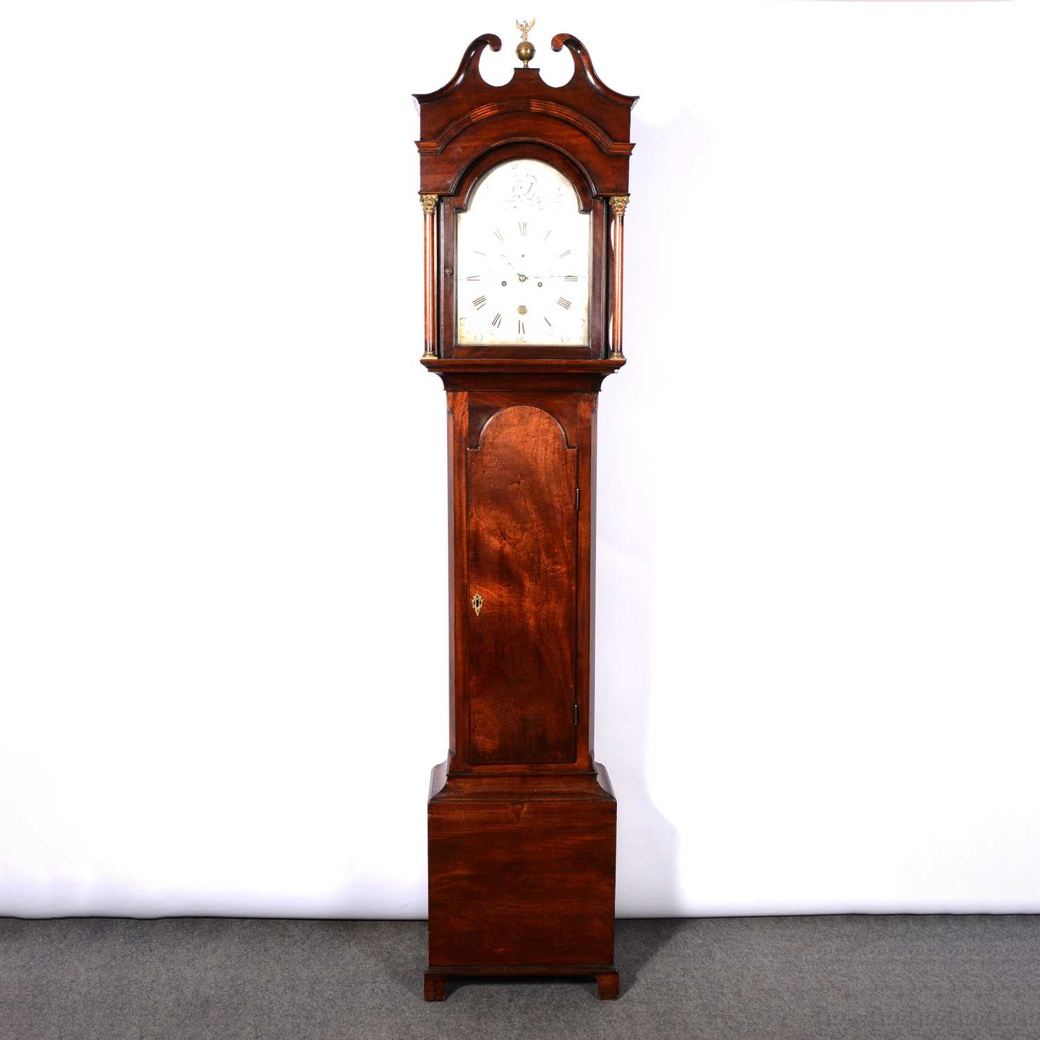 Lot 532 - Mahogany longcase clock, Thomas Field, Bath,