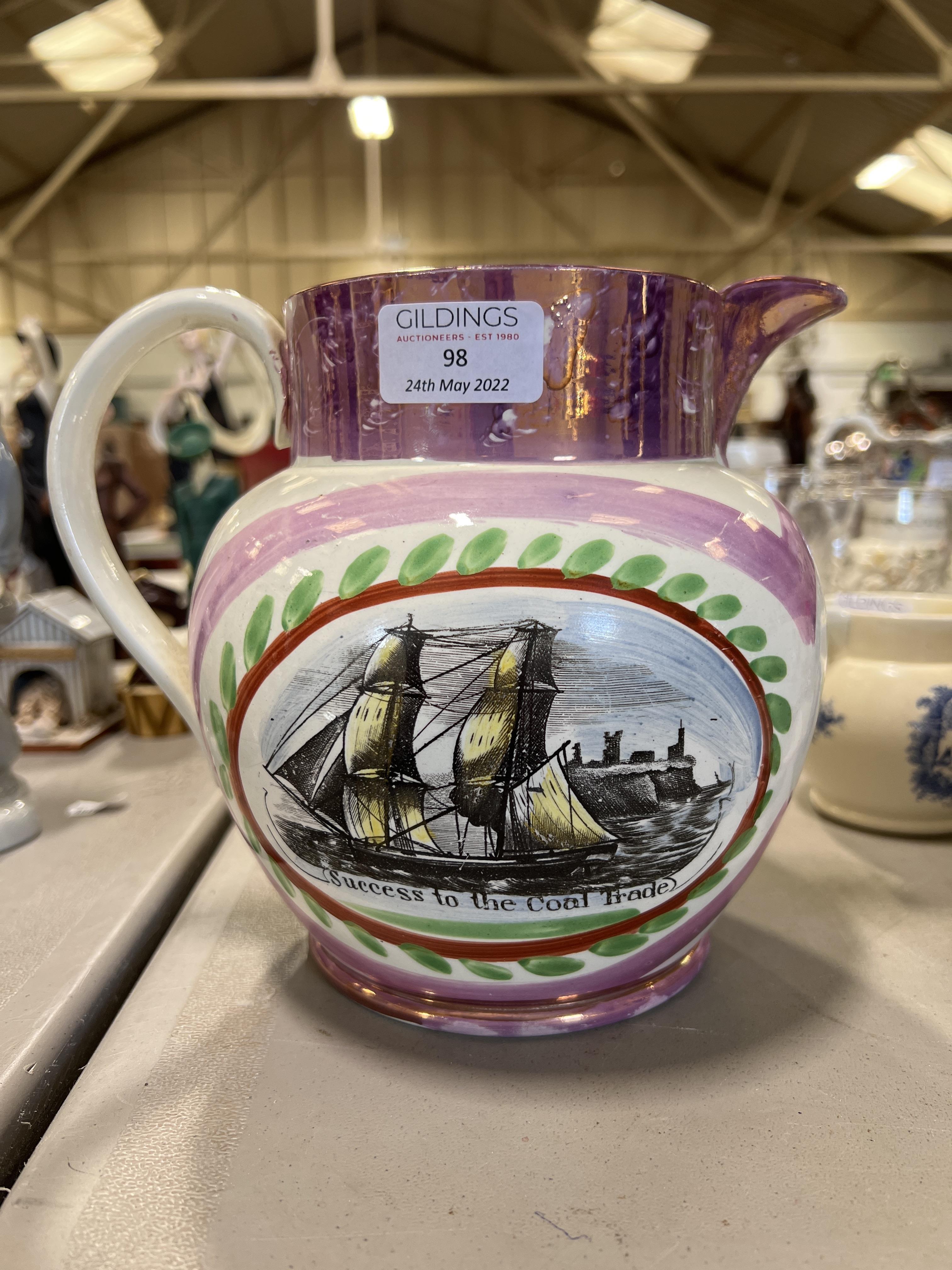 Lot 98 - Pair of New Hall cups and Saucers, Sunderland