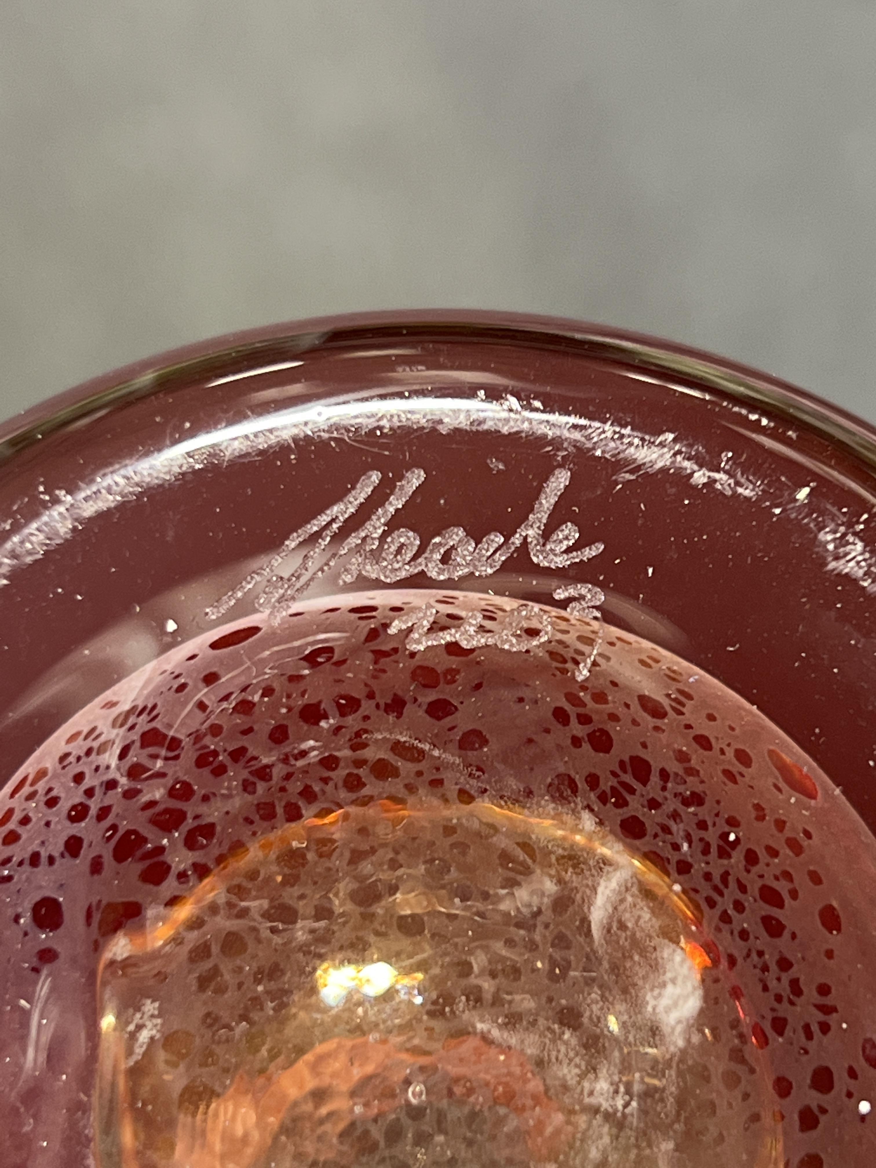 Lot 45 - Pair of tapering glass forms, believed to be