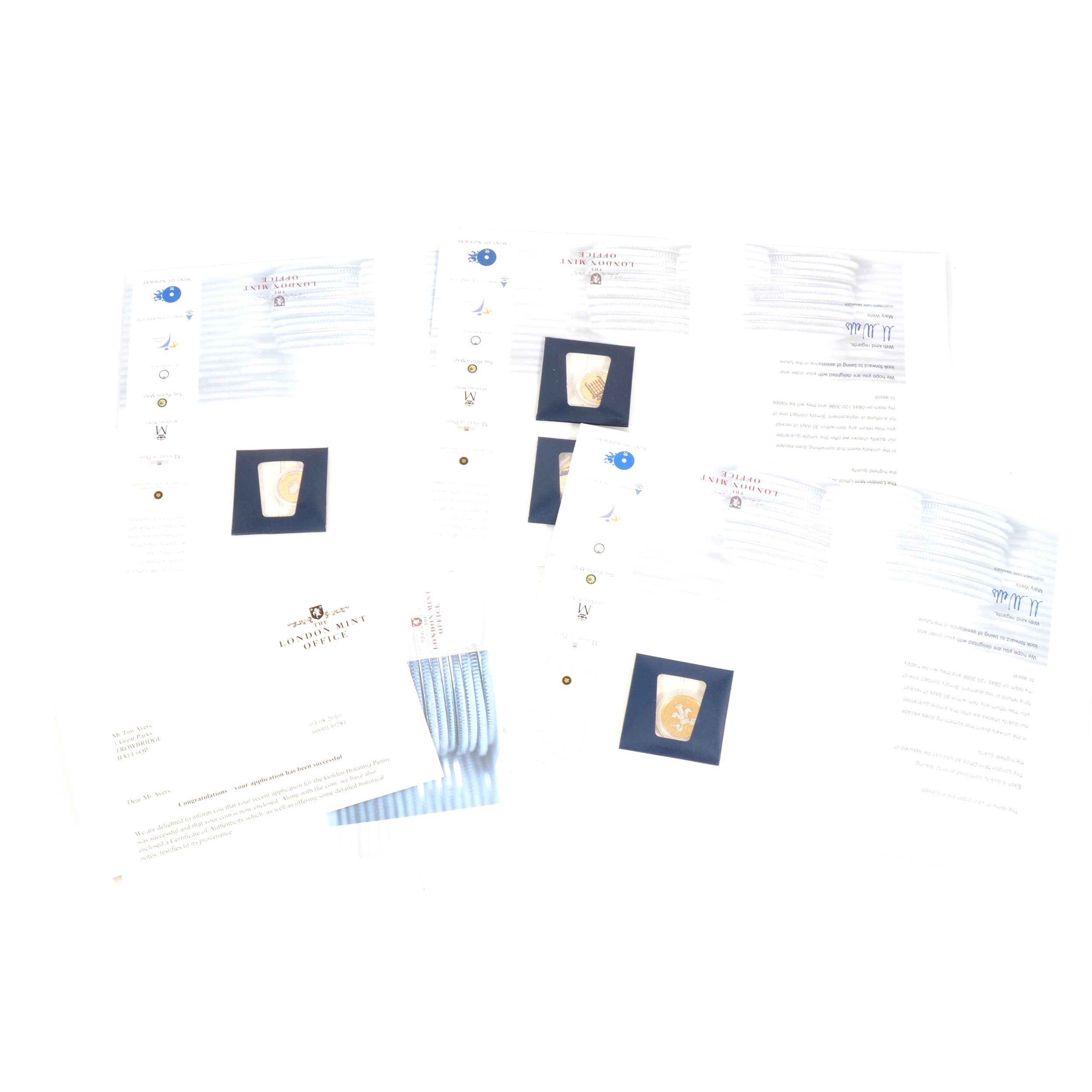 Lot 254 - A collection of The London Mint Office