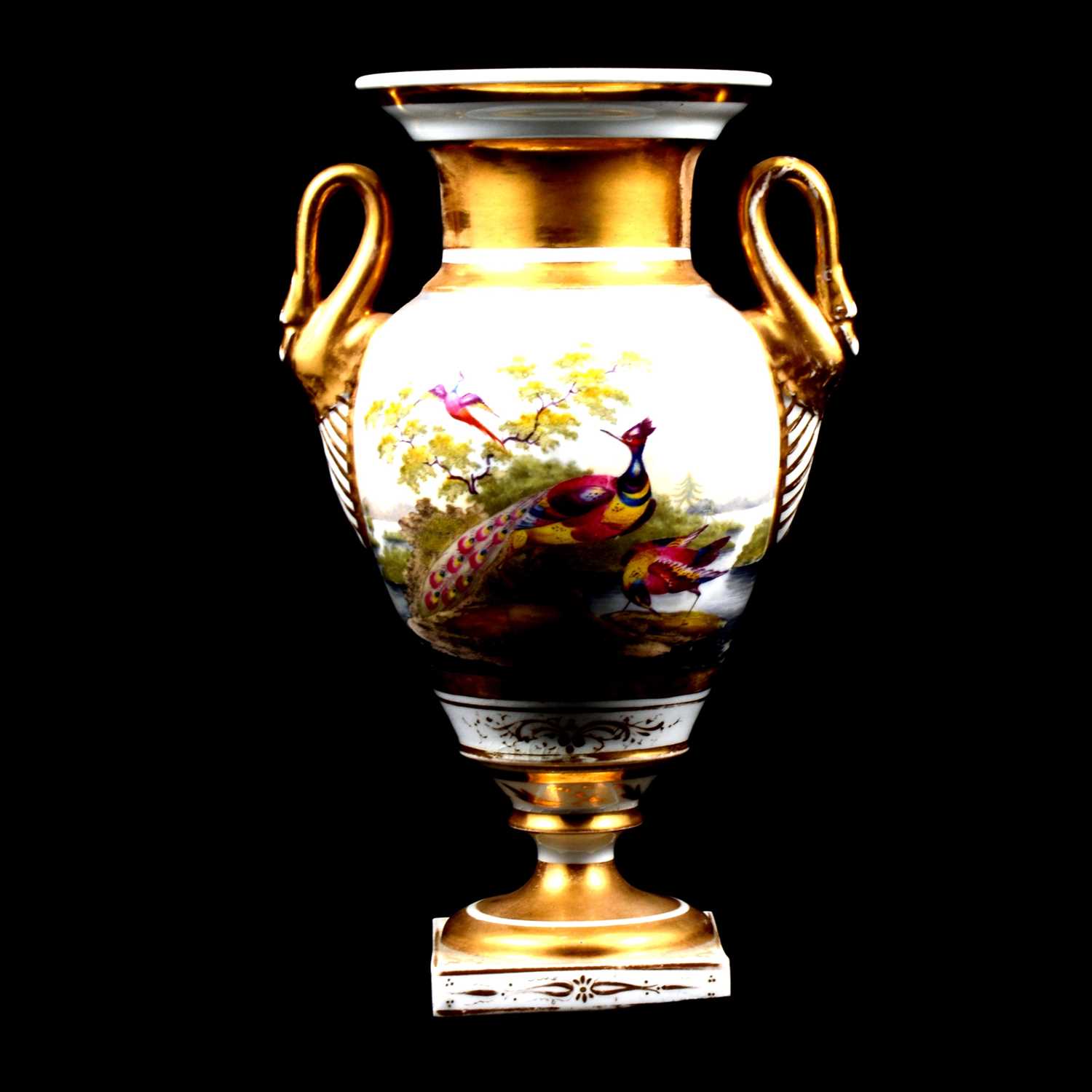 Lot 21 - A Worcester Empire style vase, |Grainger, Lee