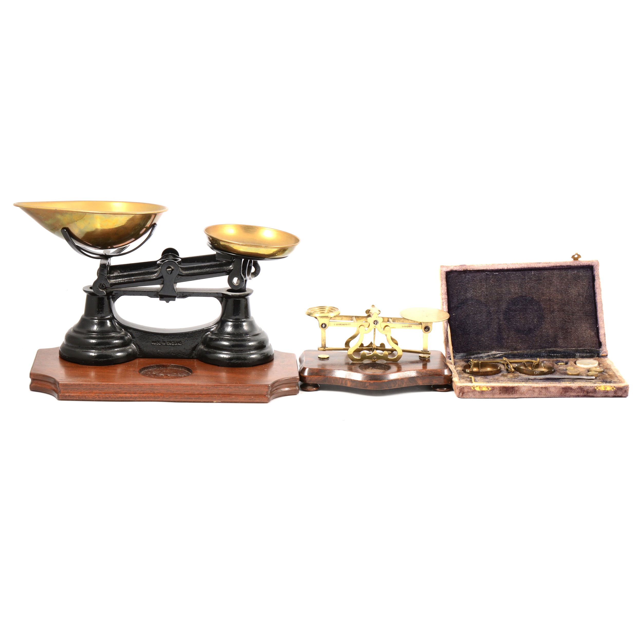 Lot 180 - Three sets of scales,