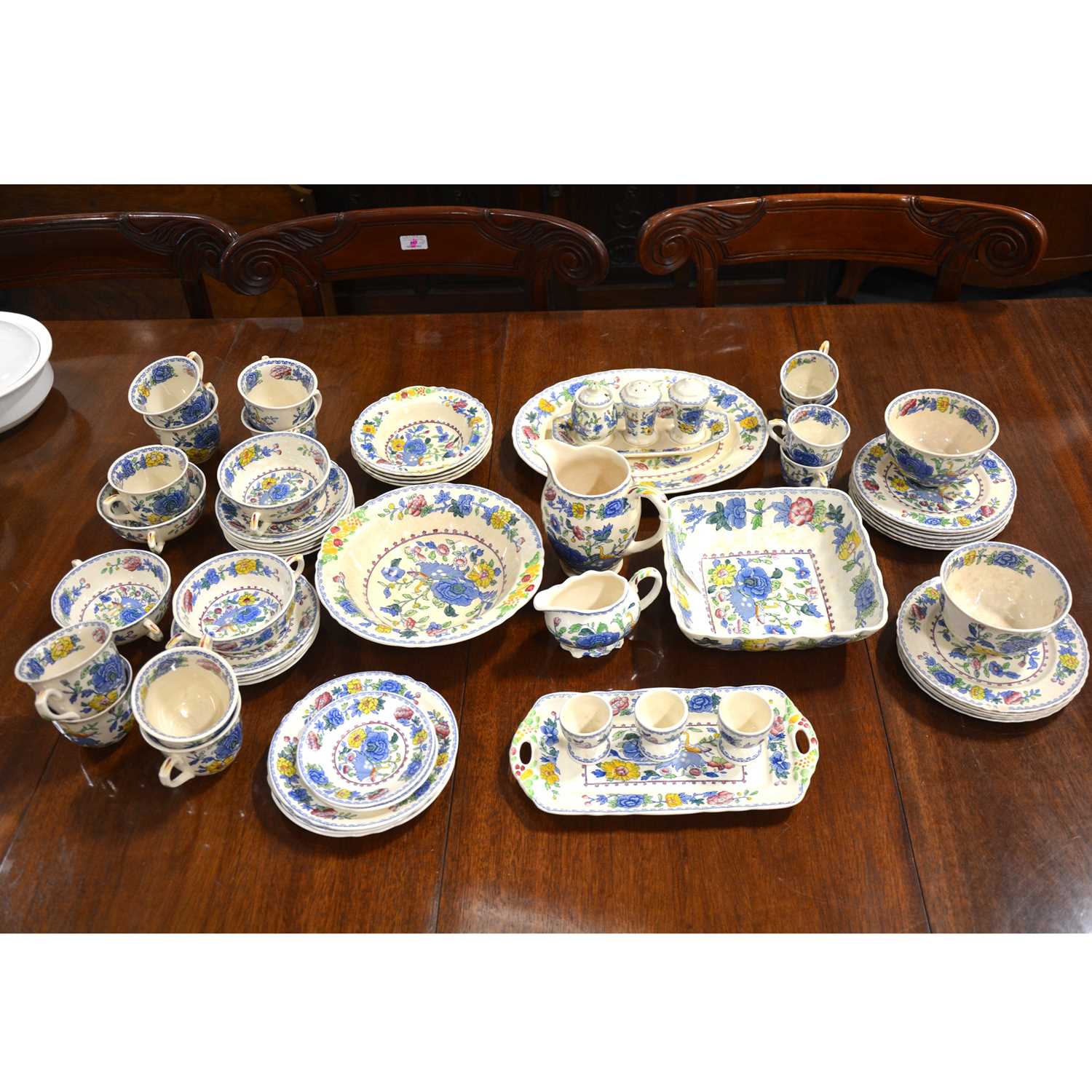 Lot 86 - Masons "Regency" part dinner, breakfast and