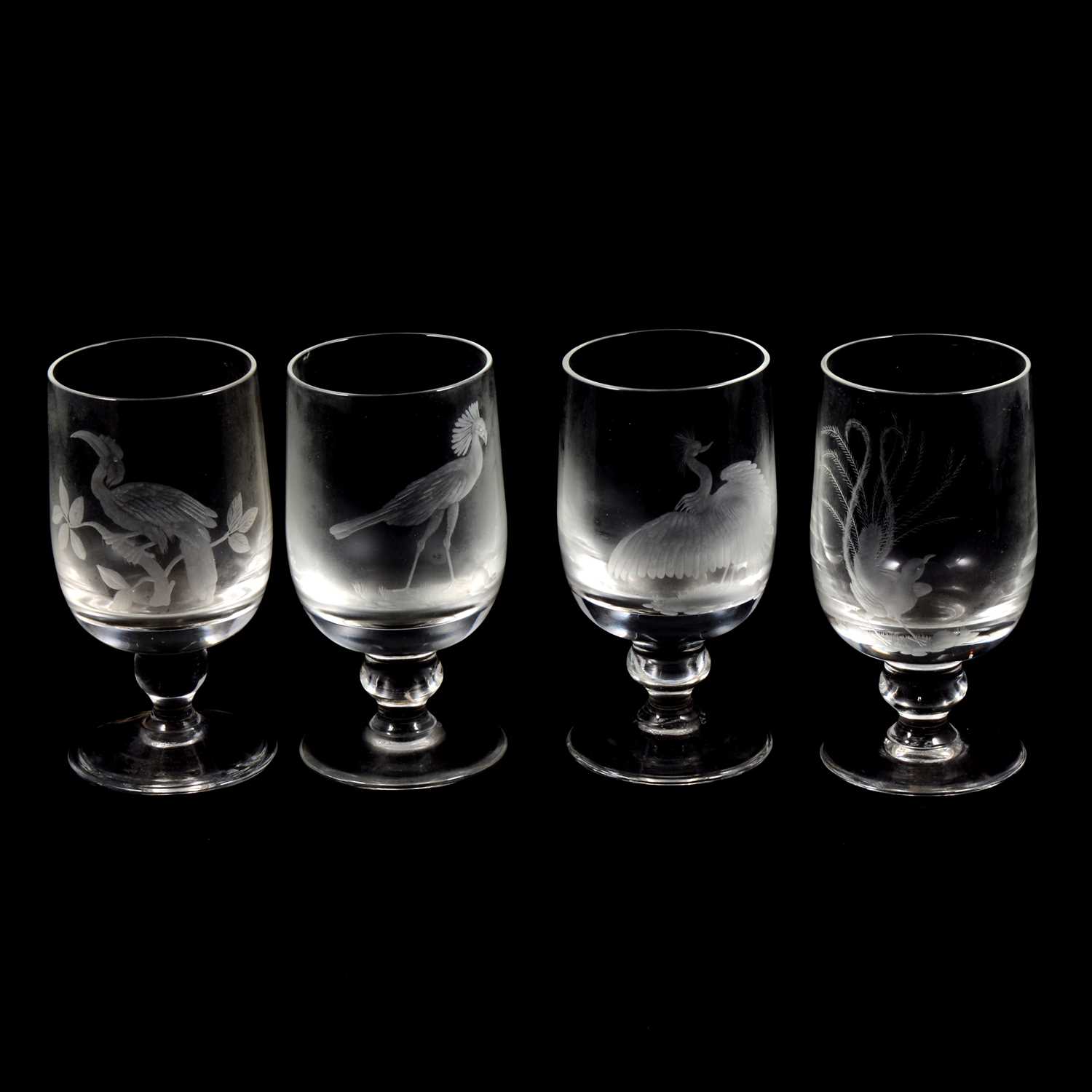 Lot 90 - Two sets of limited edition Caithness goblets,