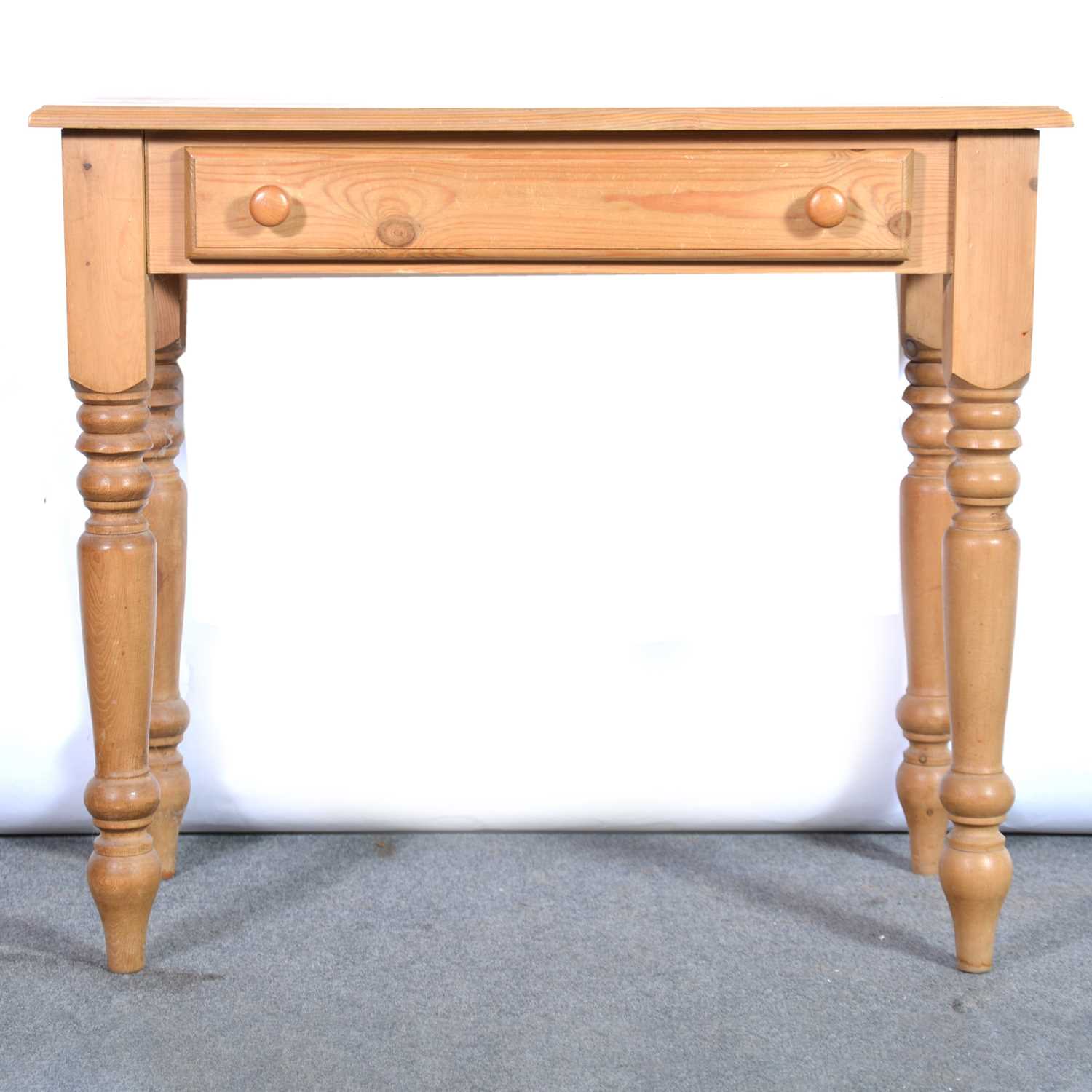 Lot 382 - Modern pine side table,