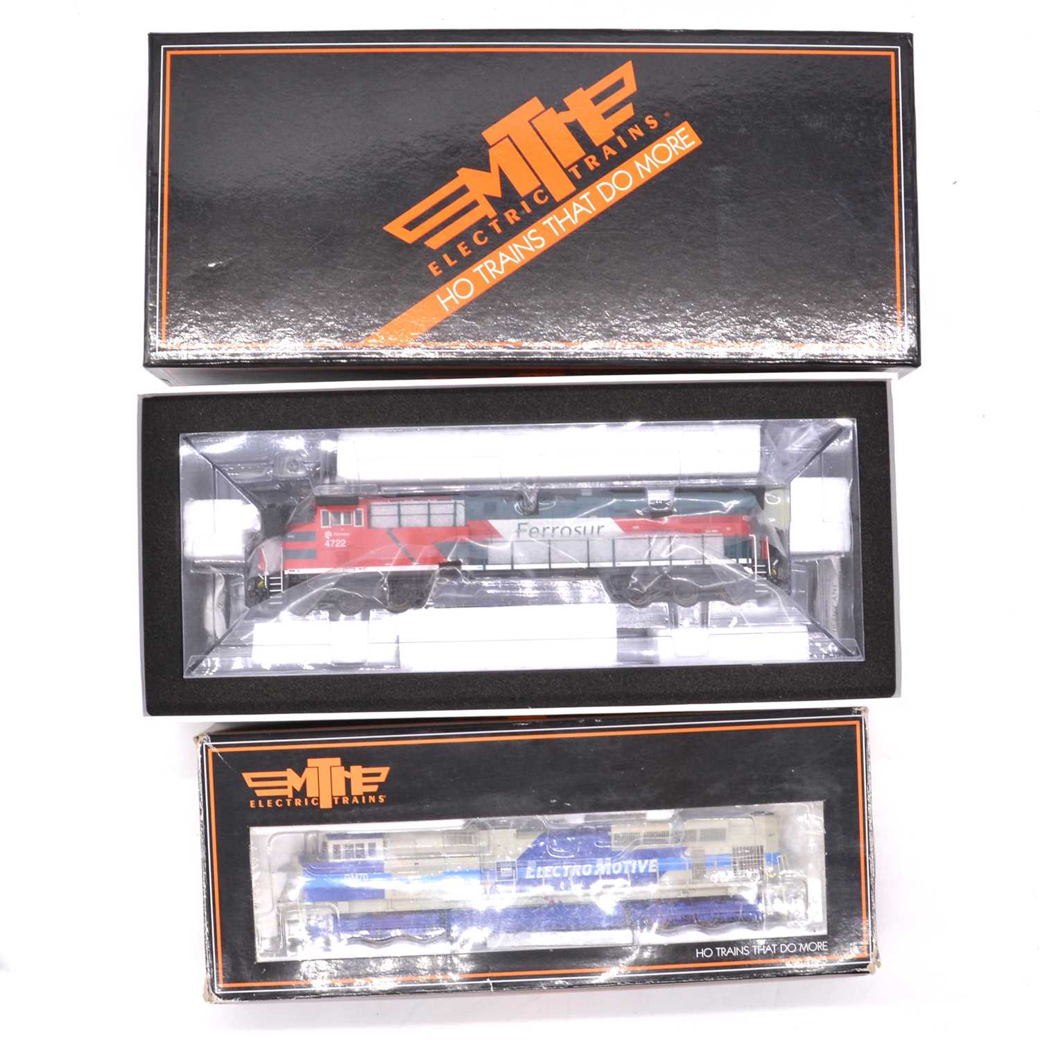 Lot 132 - Two MTH Electric Trains HO gauge model