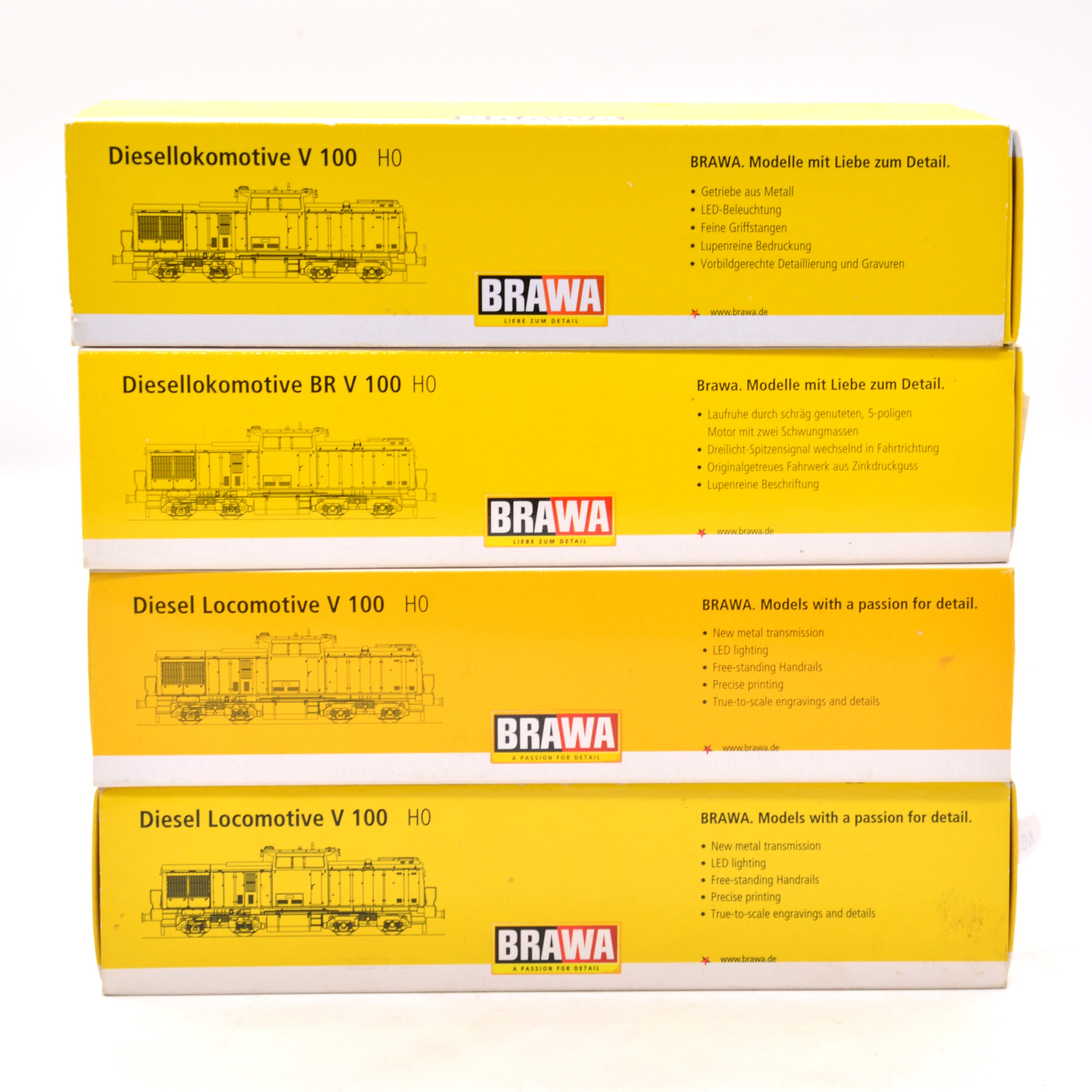 Lot 298 - Four Brawa HO gauge model railway