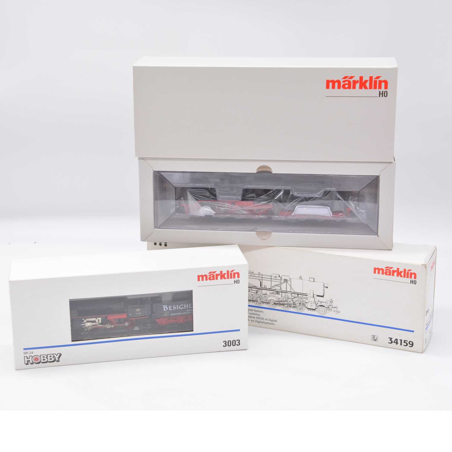 Lot 213 - Three Marklin HO gauge model railway