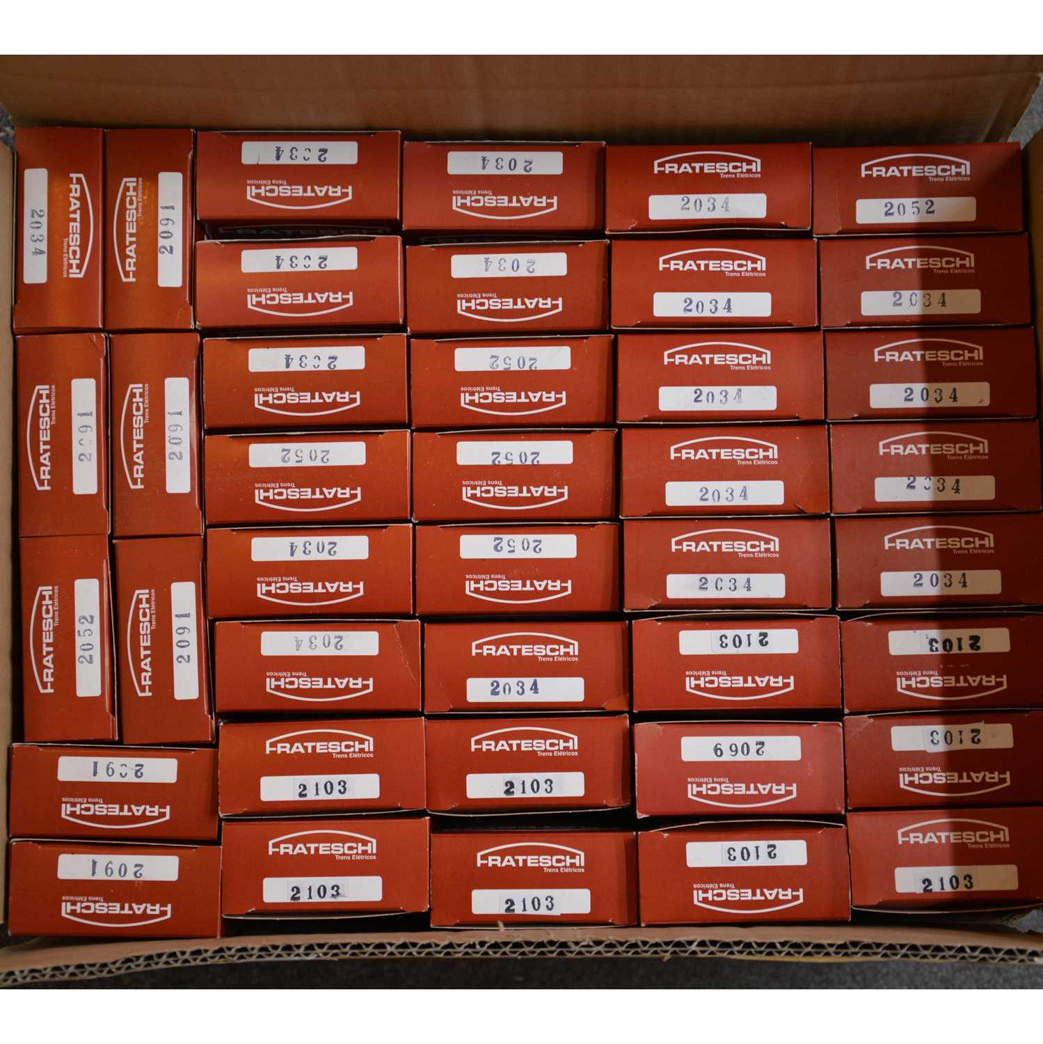 Lot 424 - Forty Frateschi HO gauge model railway