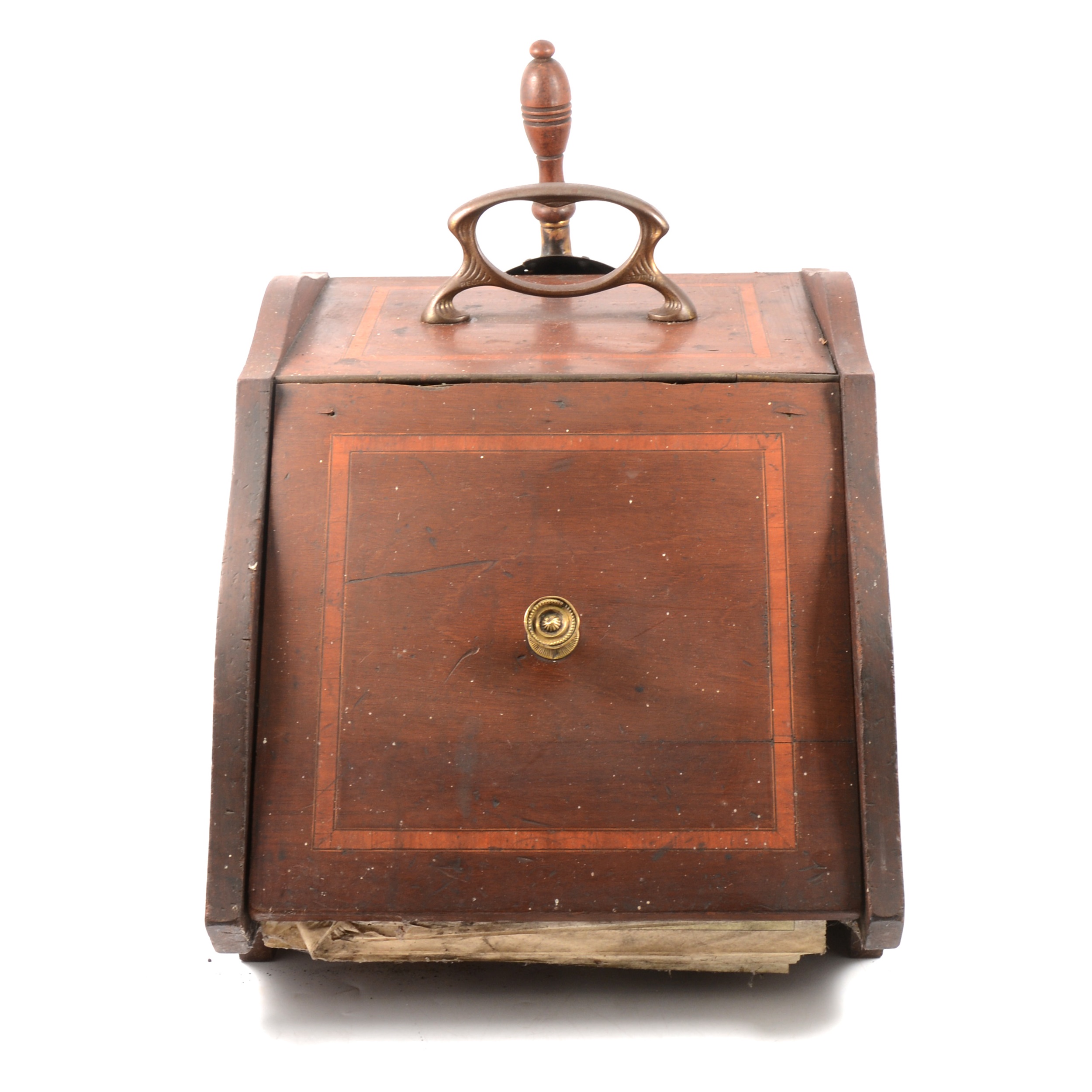 Lot 410 - Two Victorian mahogany coal scuttles