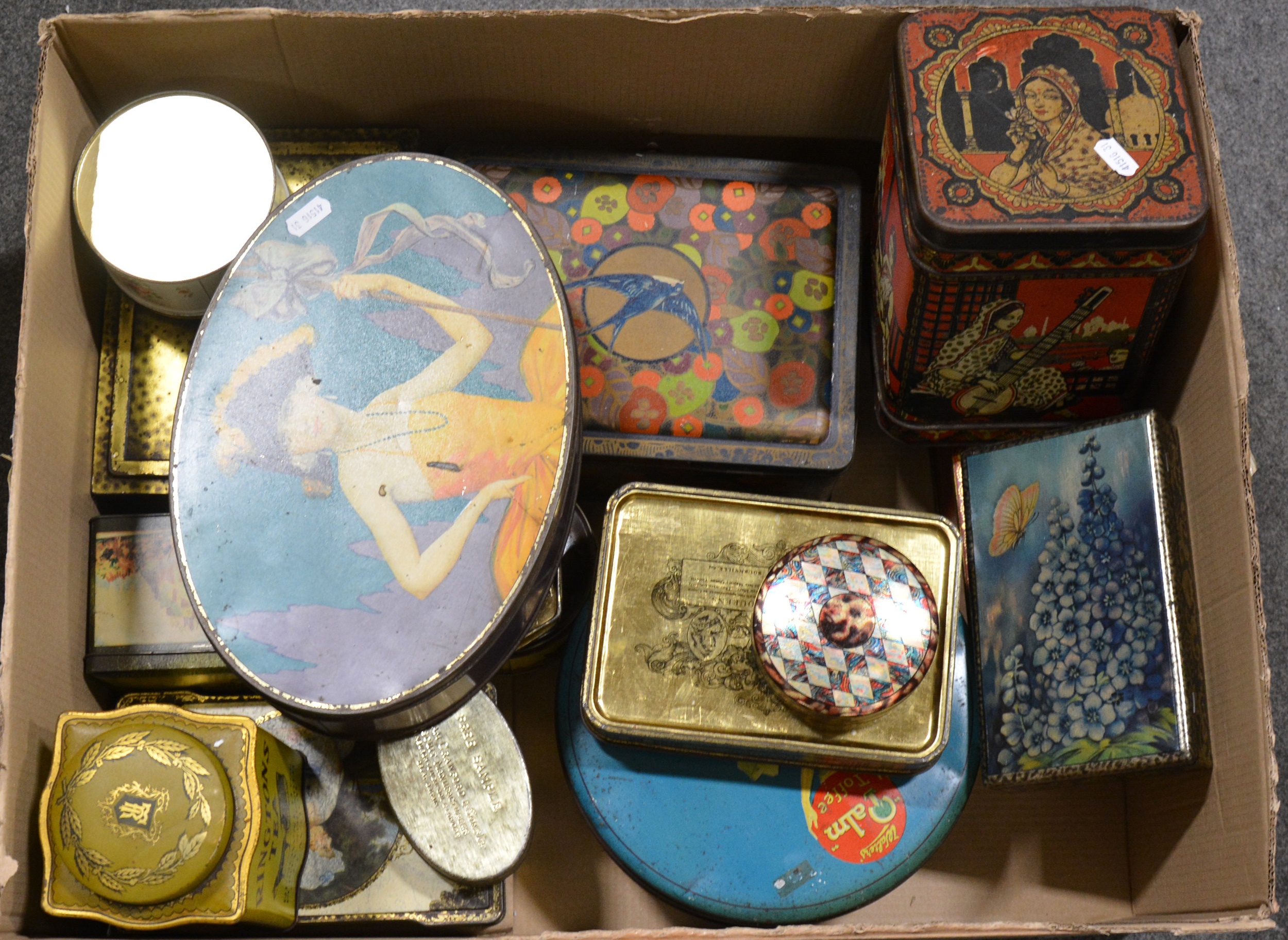 Lot 155 - Walters Palm Toffee tin, collection of other