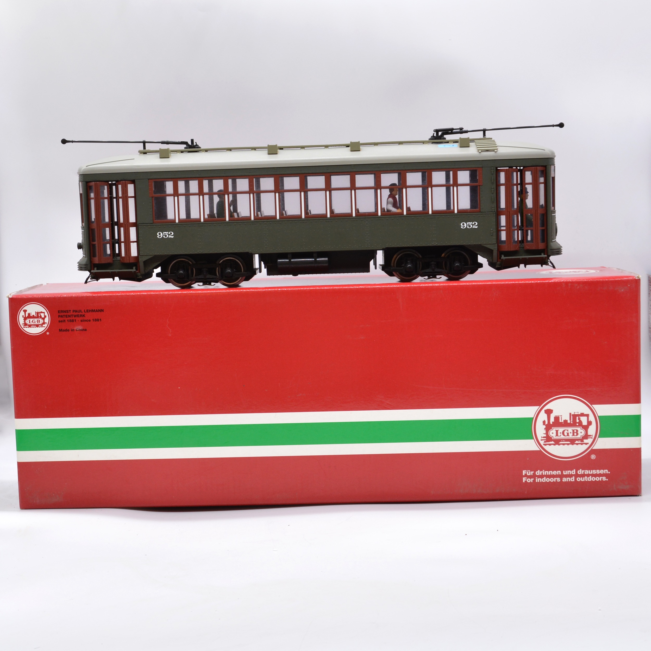 Lot 115 - LGB G gauge model streetcar tram ref 20380