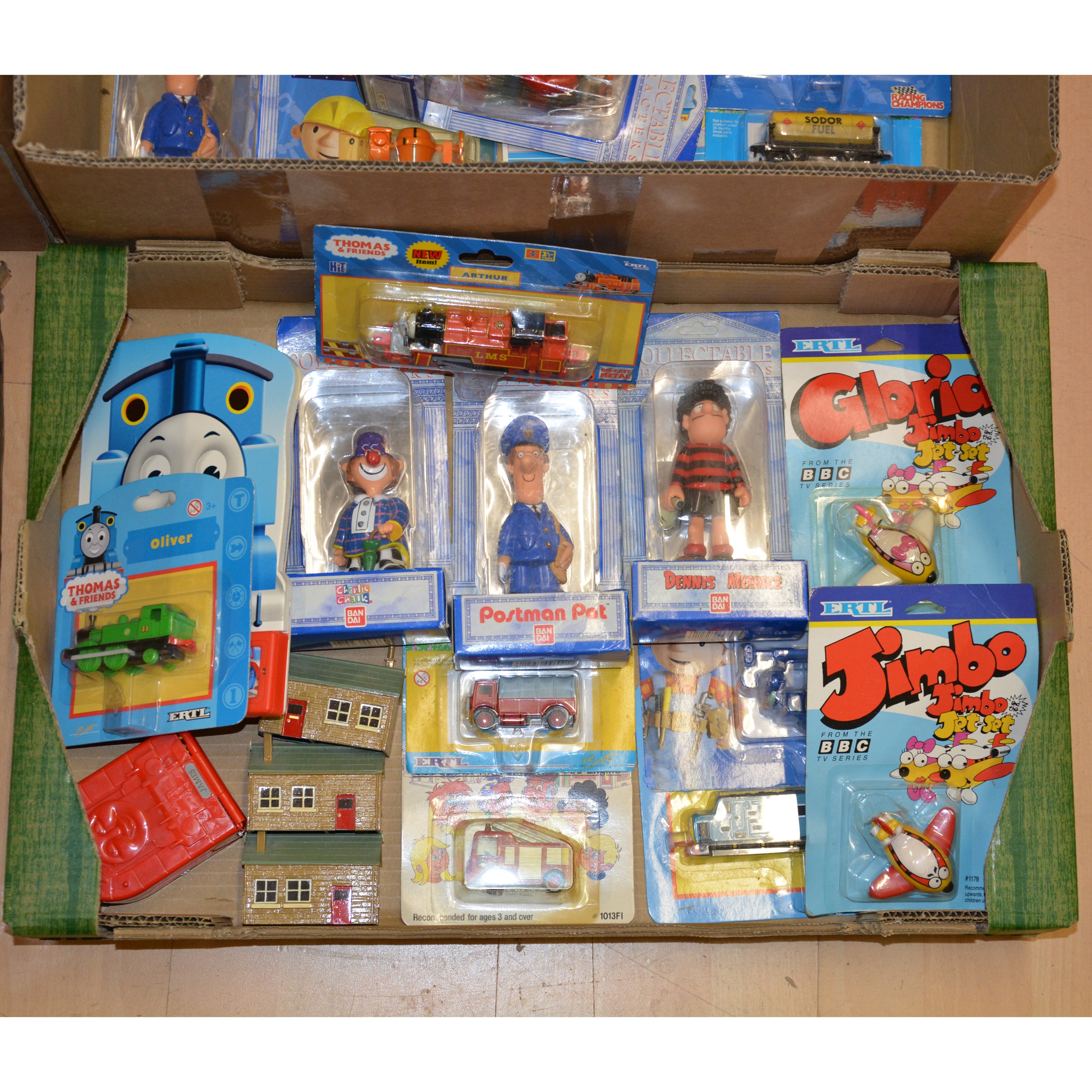 Lot 1166 - Ertl and Bandai card-back Thomas the Tank