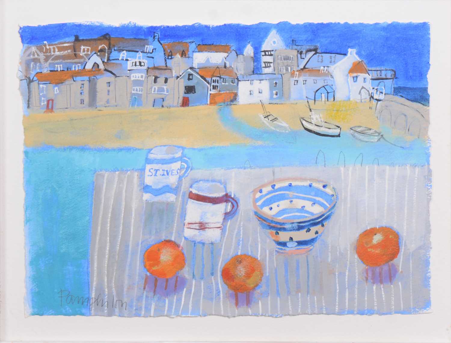 Lot 214 - Elaine Pamphilon, Breakfast at St Ives,