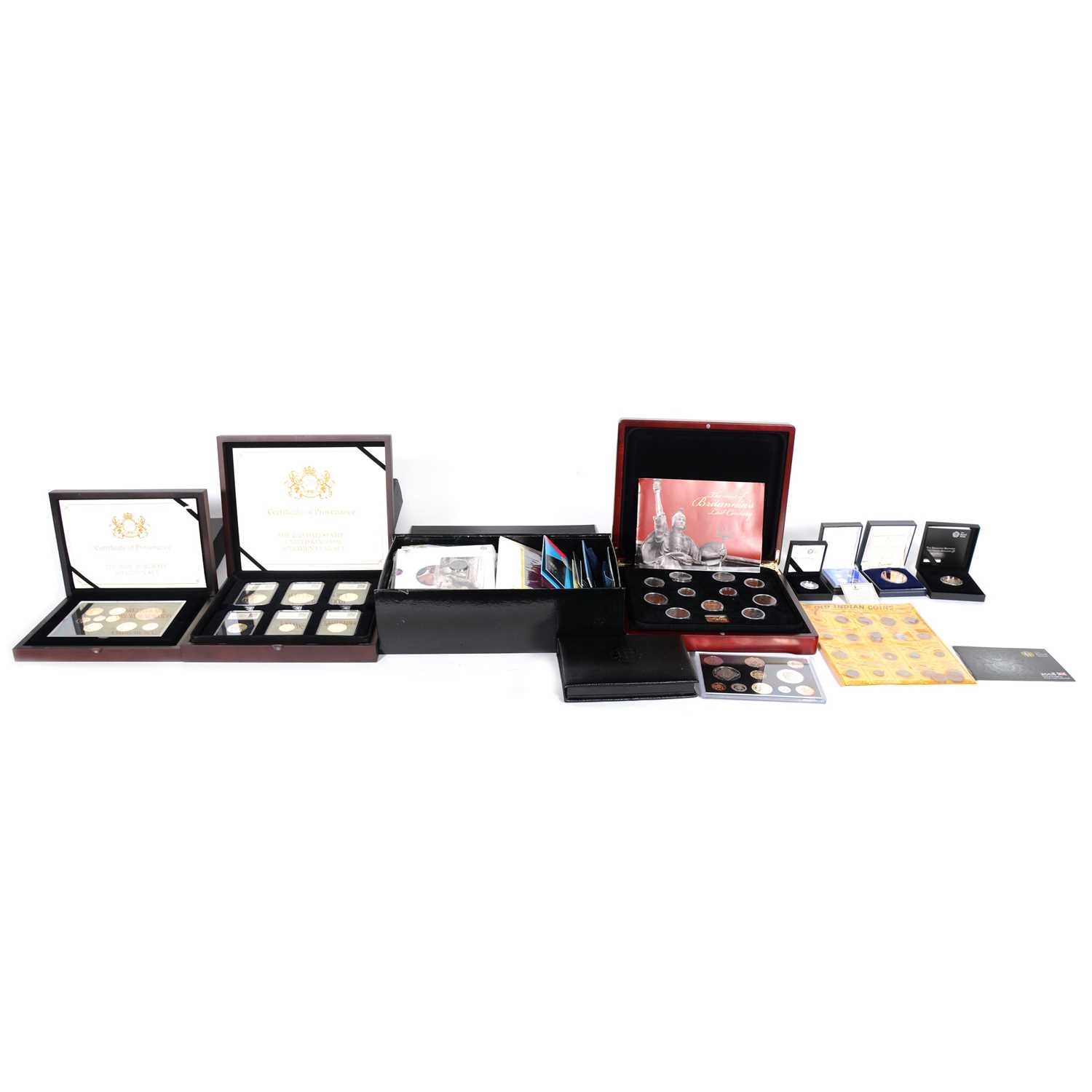Lot 131 - Presentation coin sets; including London