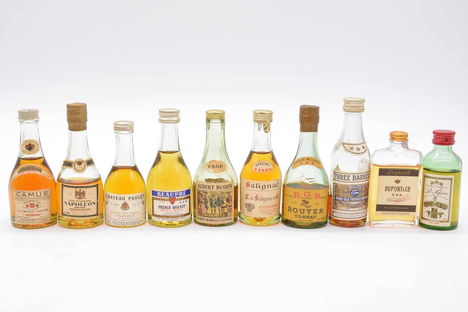 Lot 214 - Forty eight assorted miniature bottlings of