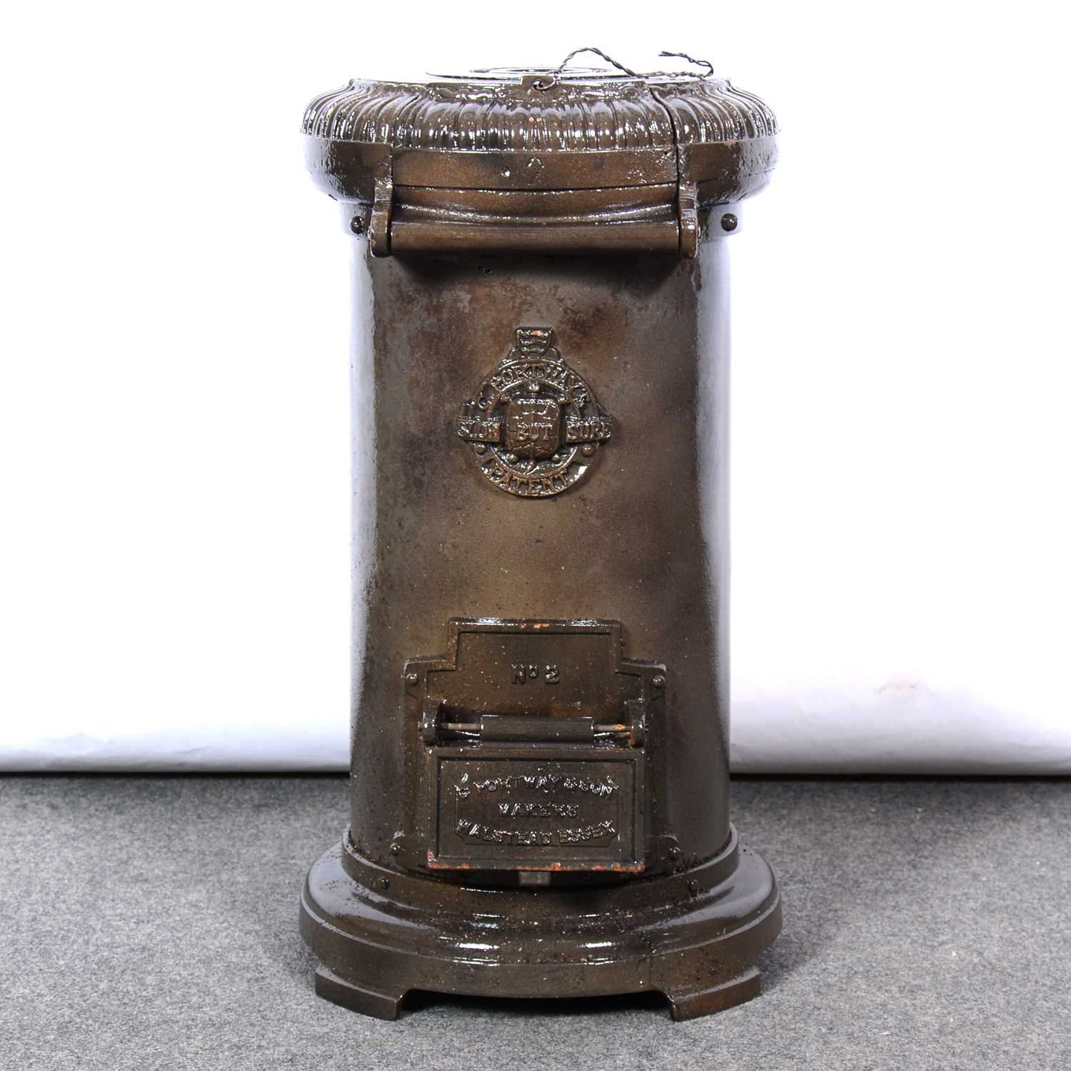 Lot 258 - Cast iron Tortoise No. 2 Stove,