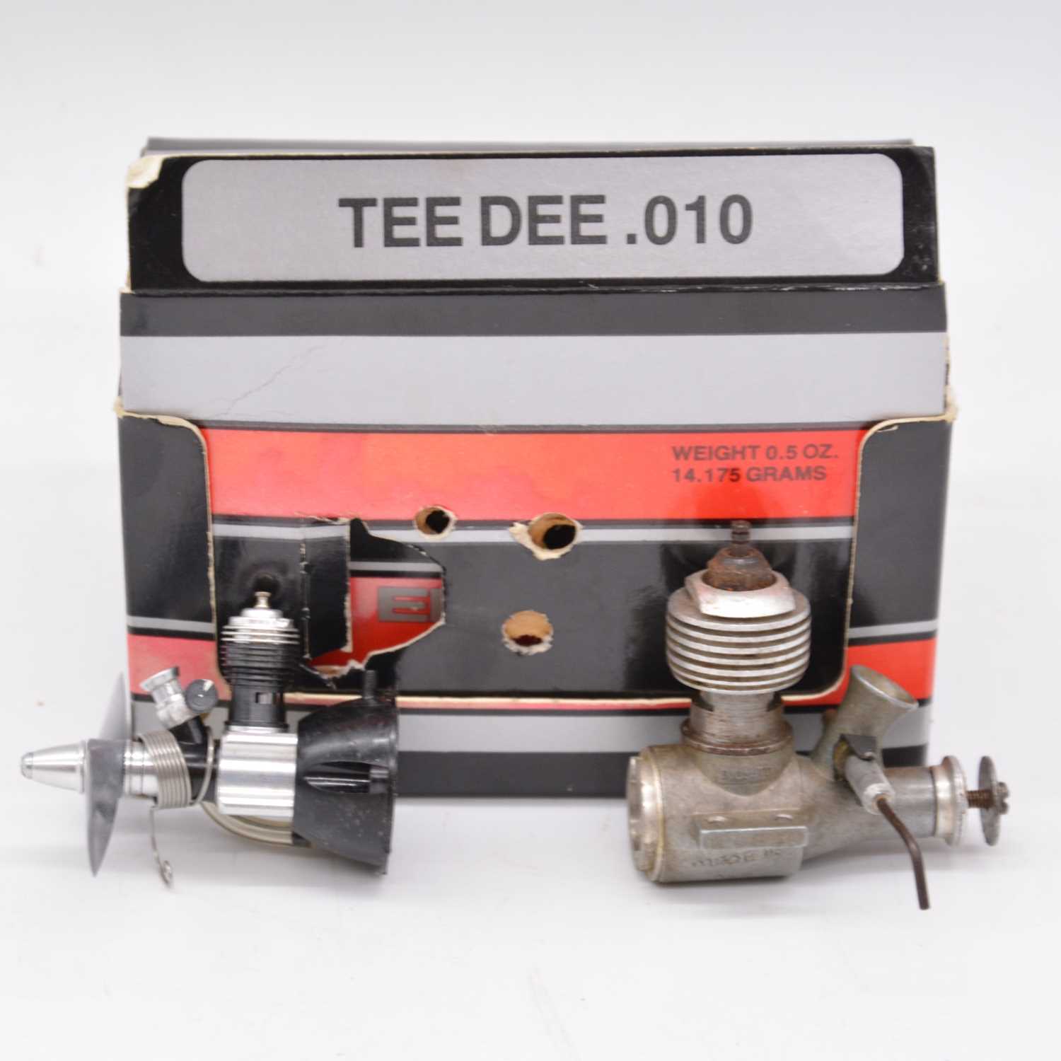 Lot 79 - Two glow engines, including COX Tee Dee 010,
