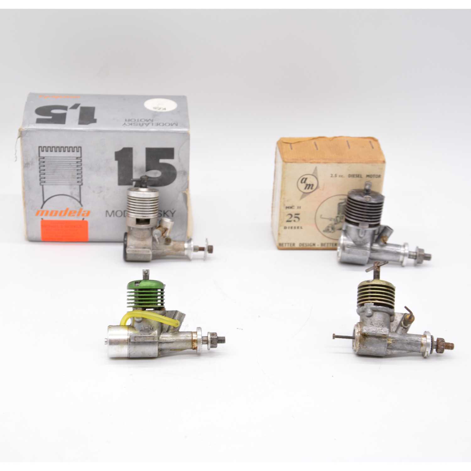 Lot 80 - Four diesel engines, including two AM 10,