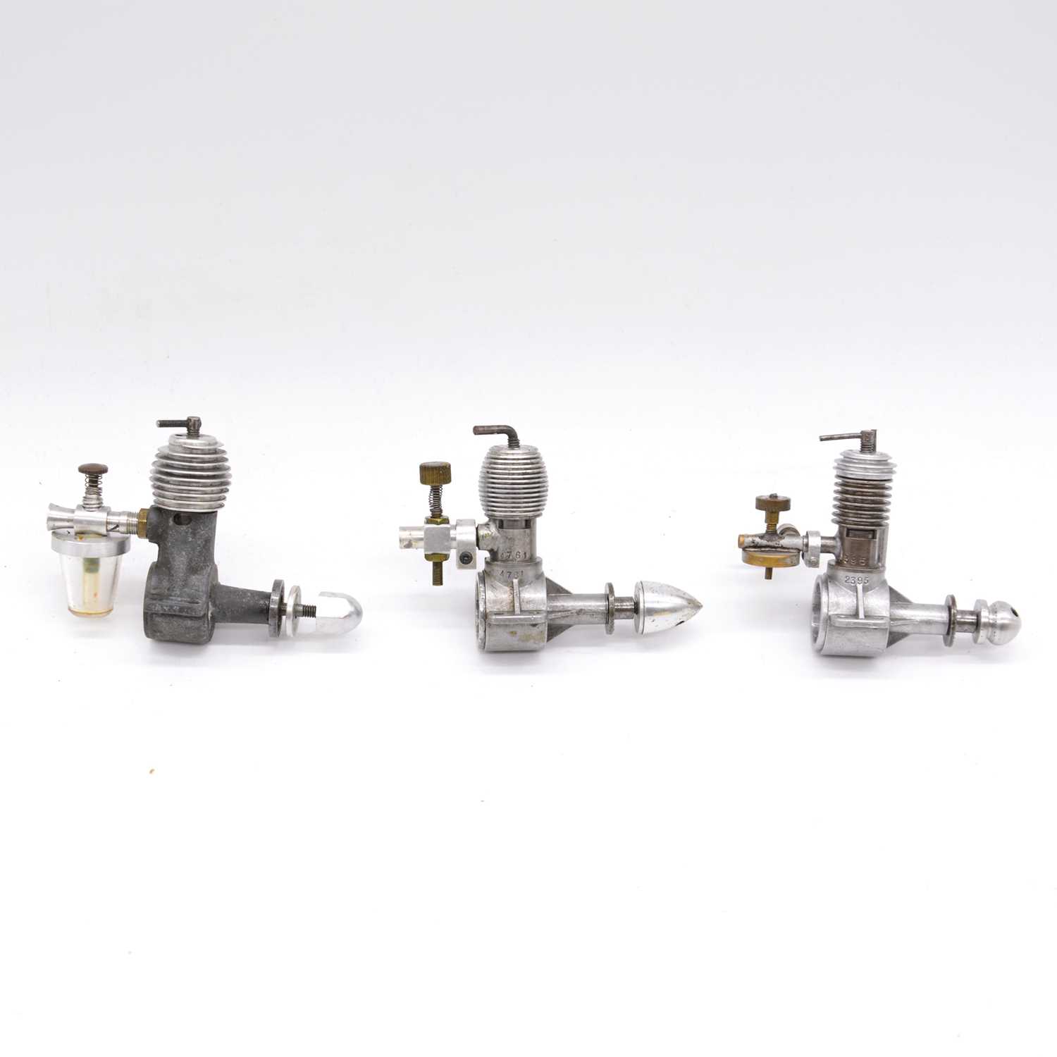 Lot 37 - Three diesel engines, two AMCO 0.87cc; and a