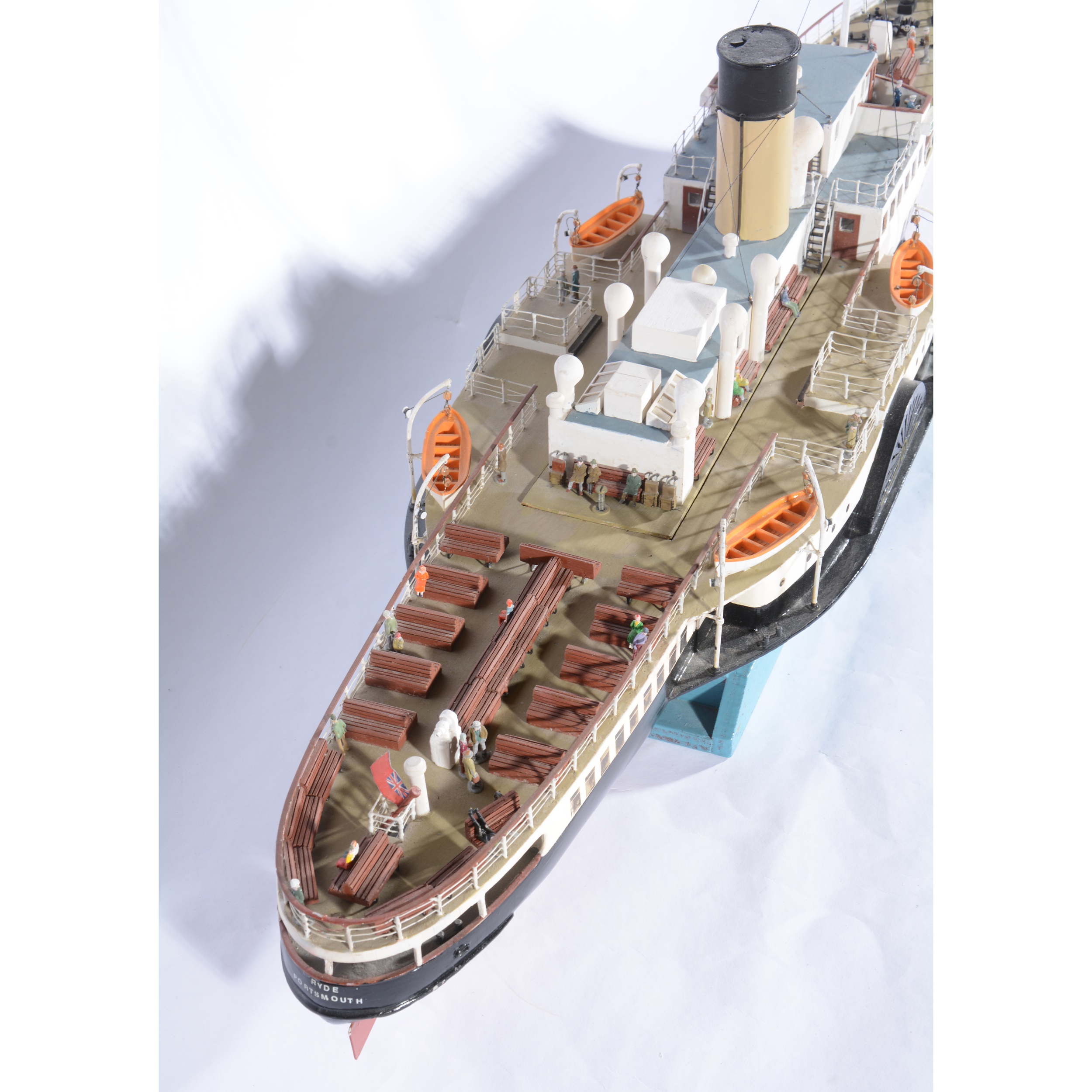 Lot 1257 - Wooden model ship, Southern Railway P.S.