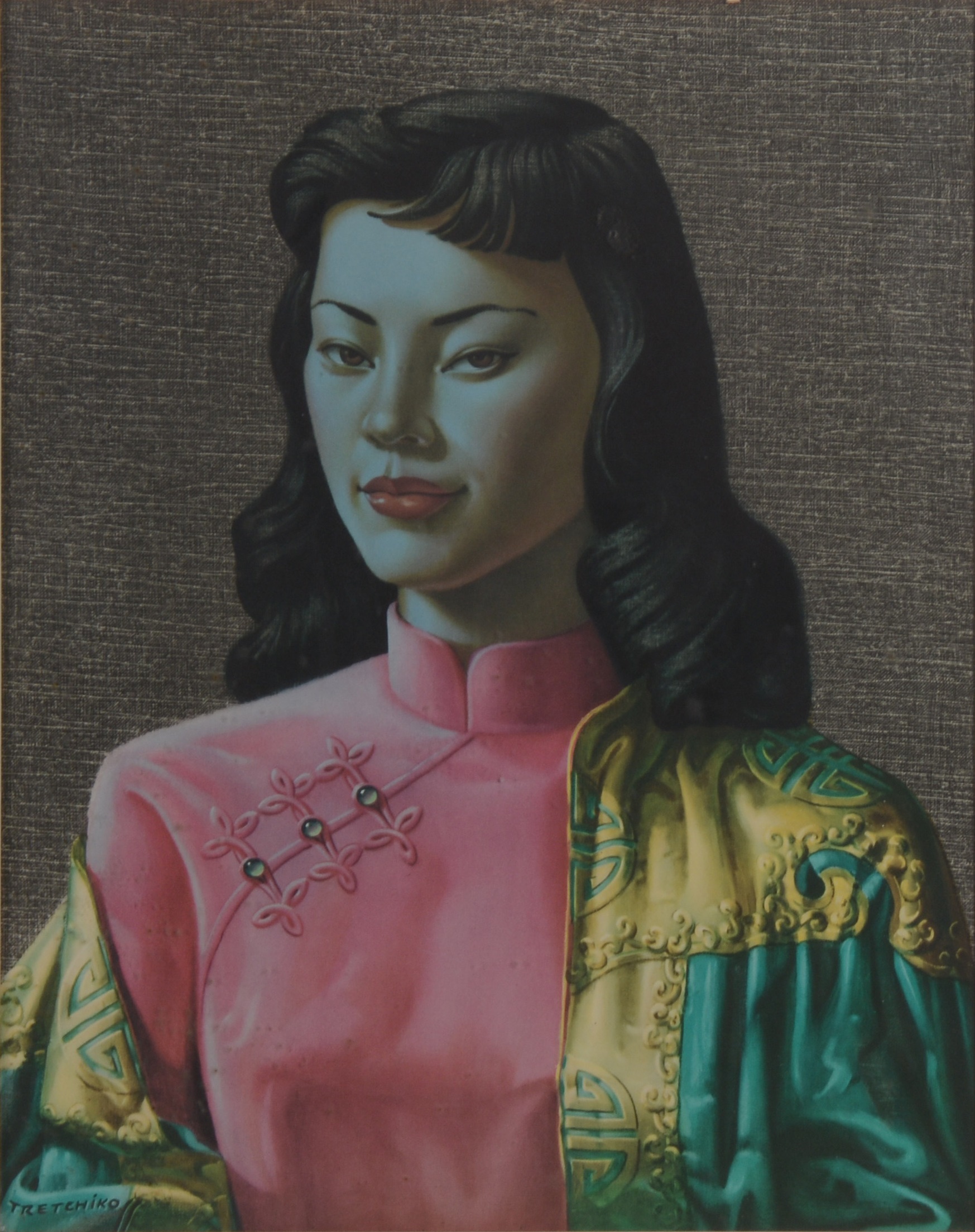 Lot 424 - Vladimir Tretchikoff, Miss Wong, vintage