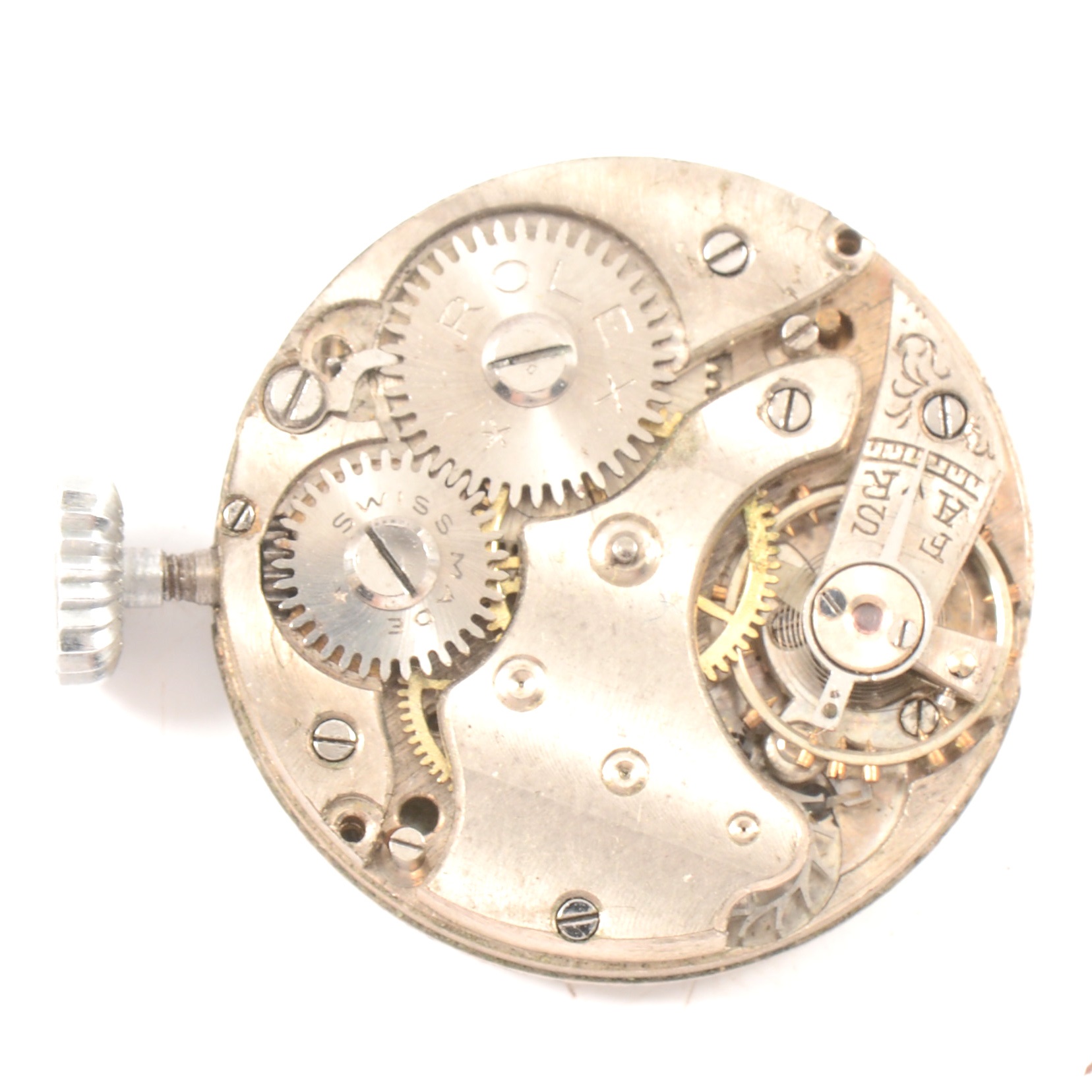 Lot 330 - Rolex Rebberg watch movement,