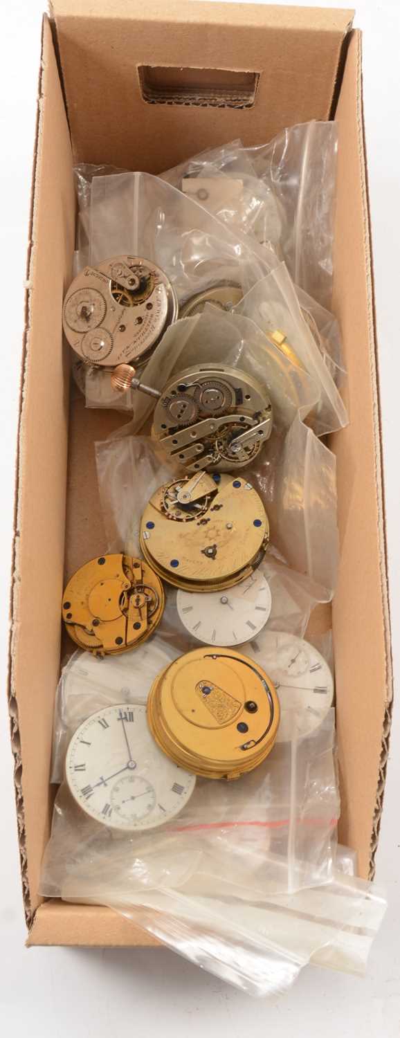 Lot 154 - Twenty various pocket watch movements.