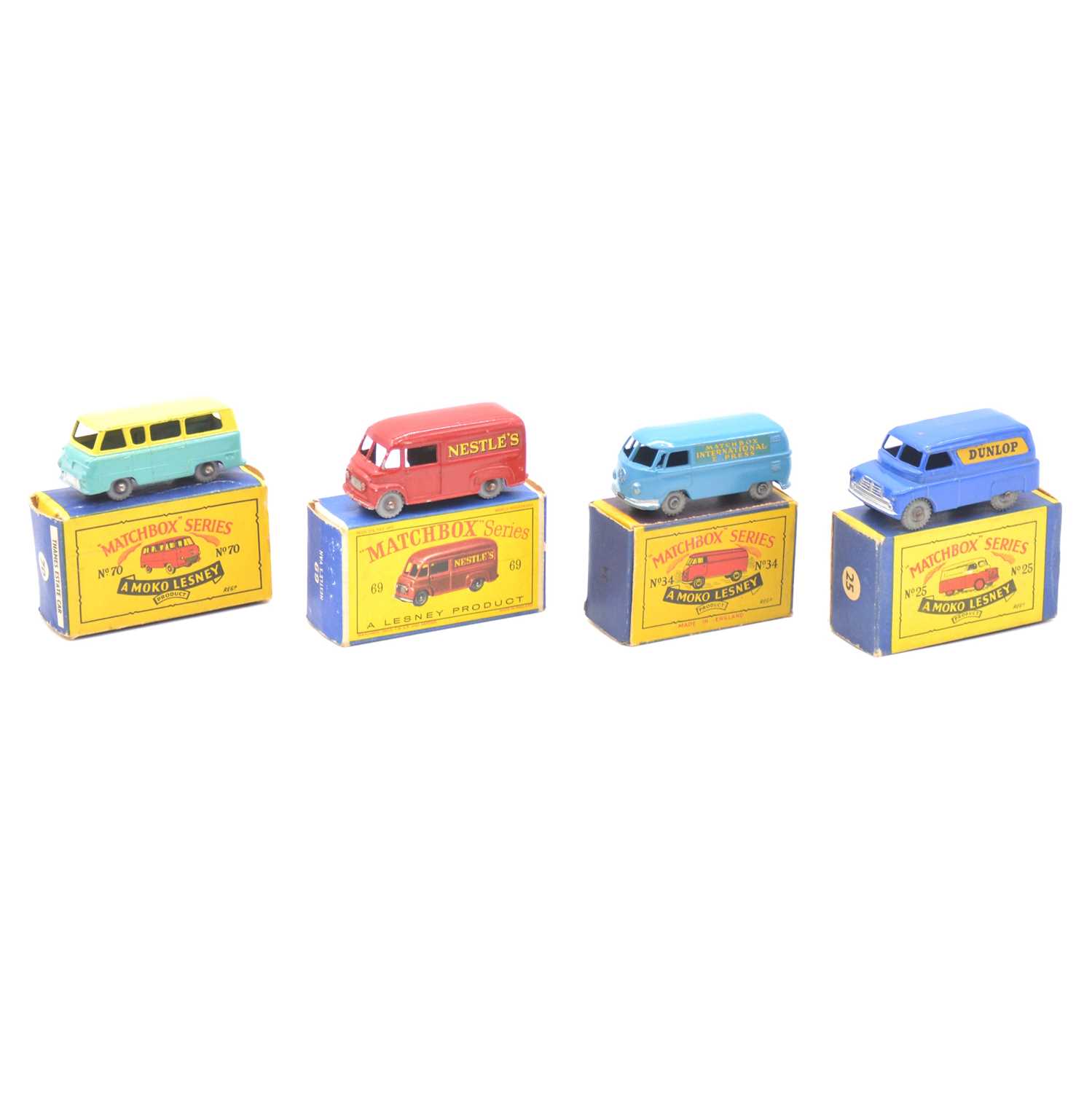 Lot 1095 - Four Matchbox Series die-cast model