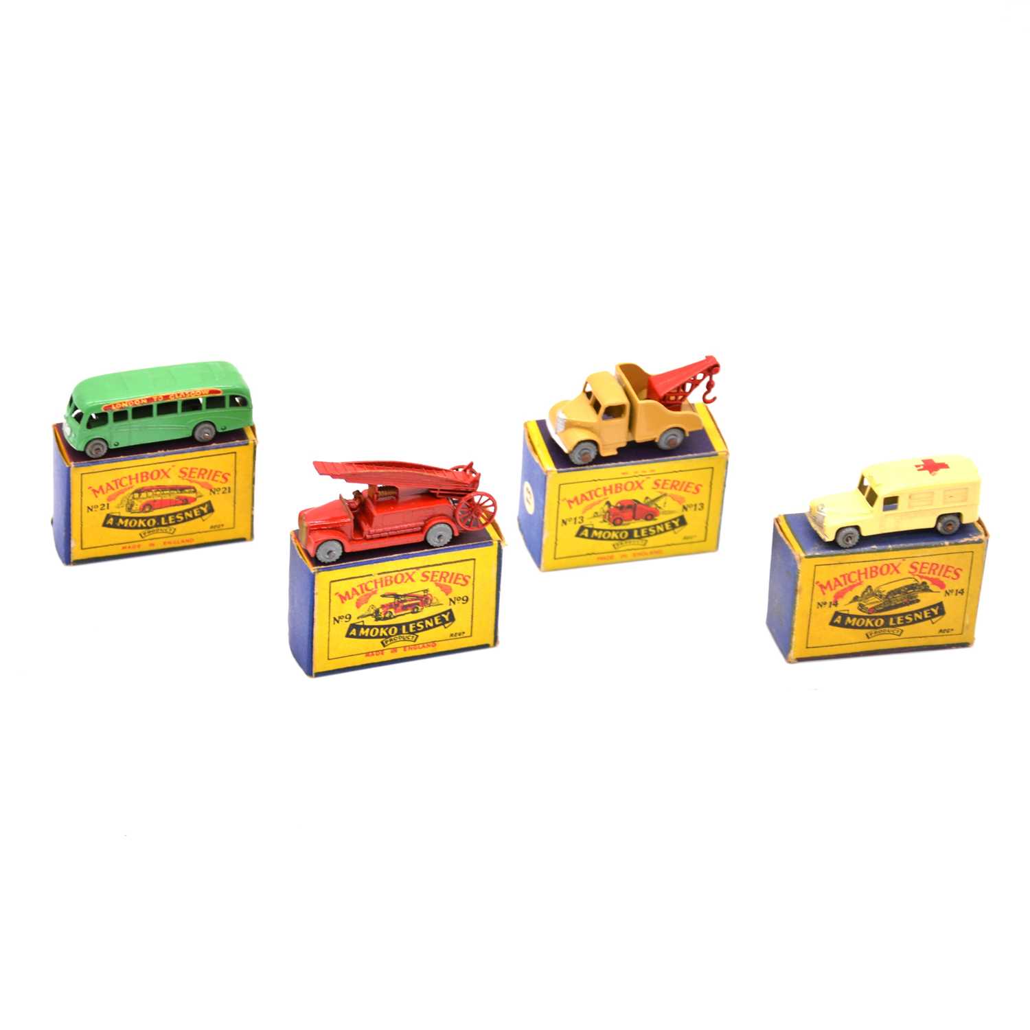 Lot 1102 - Four Matchbox Series die-cast models