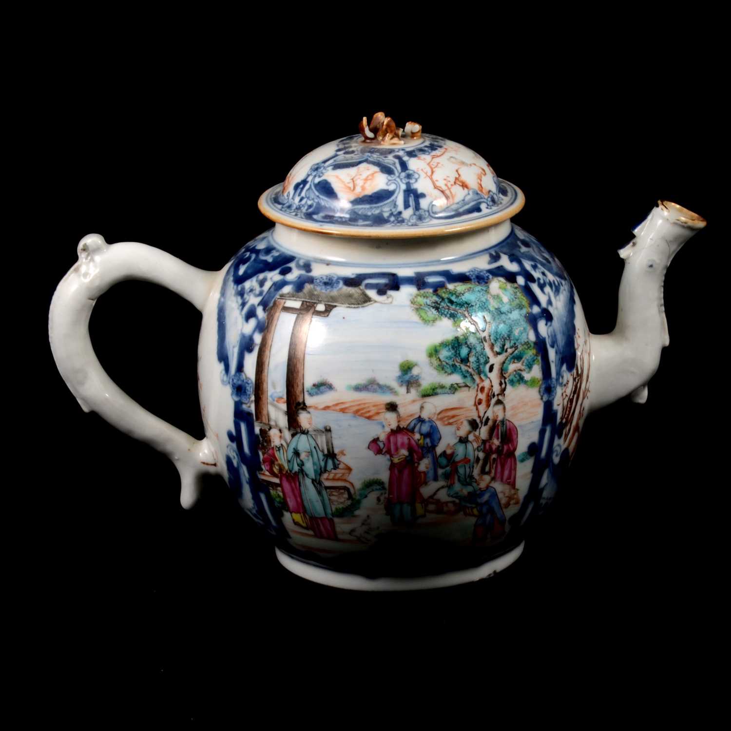 Lot 53 - Chinese porcelain teapot,