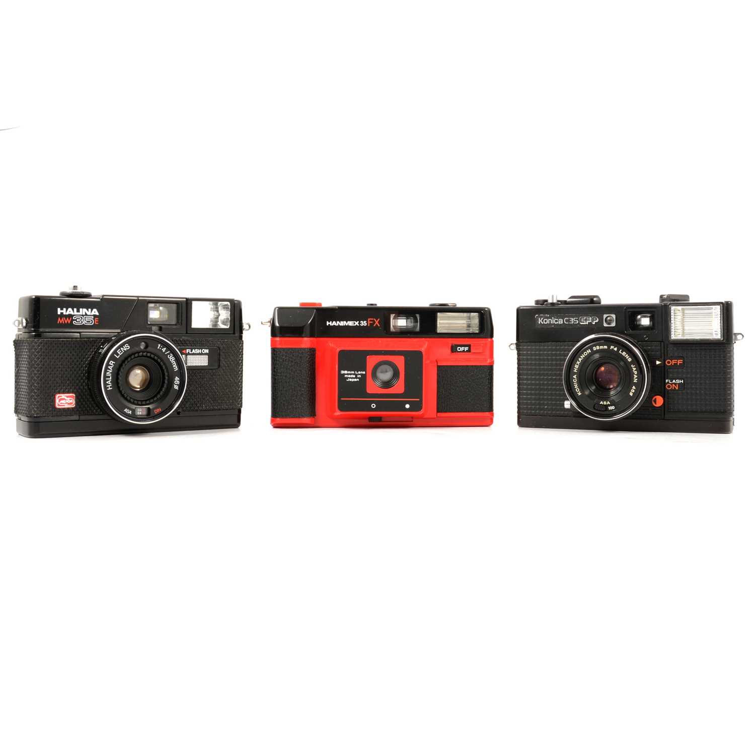 Lot 192 - Vintage 1980s and 1990s film cameras, twenty-