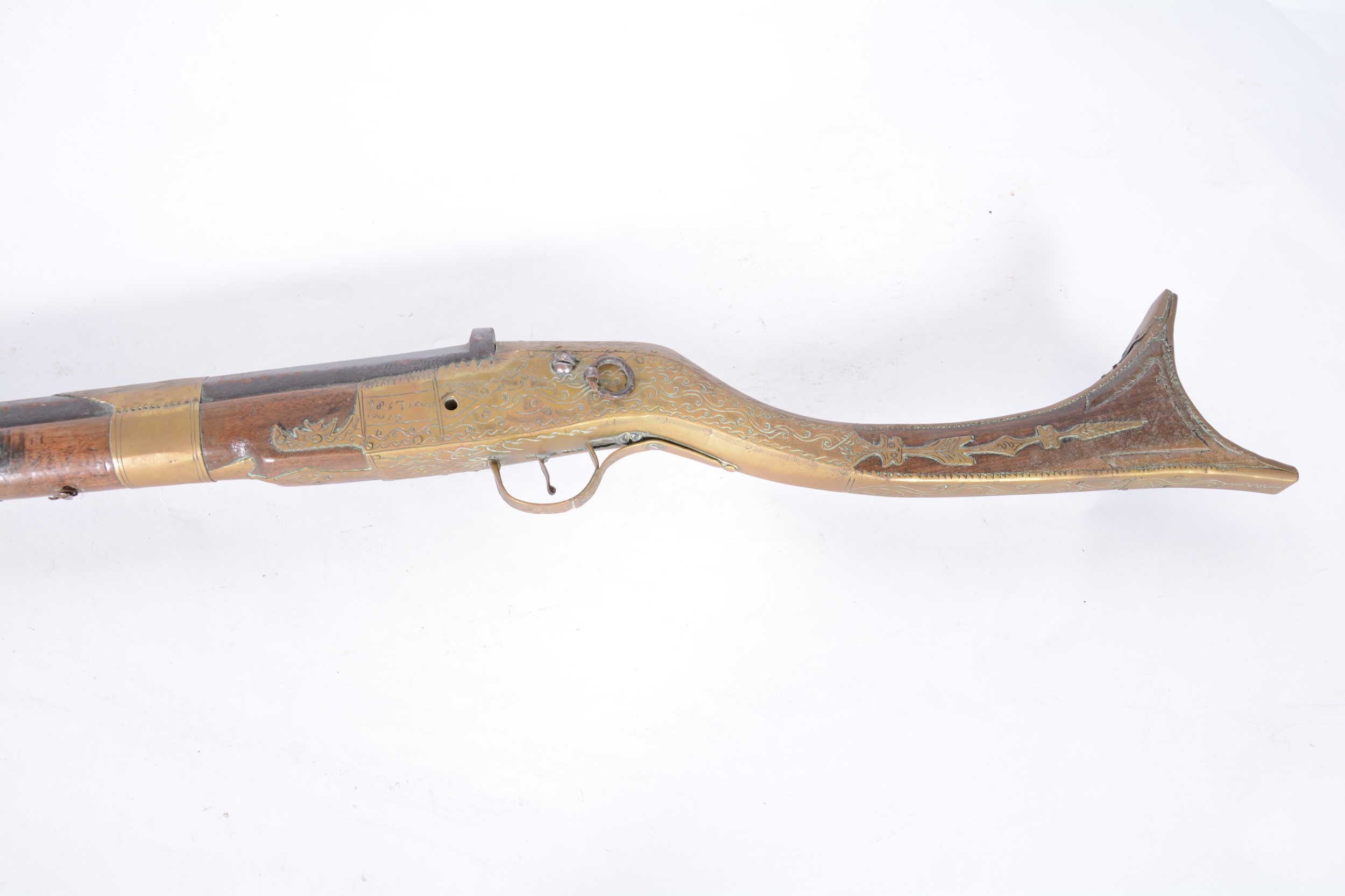 Lot 17 - Arab flintlock gun