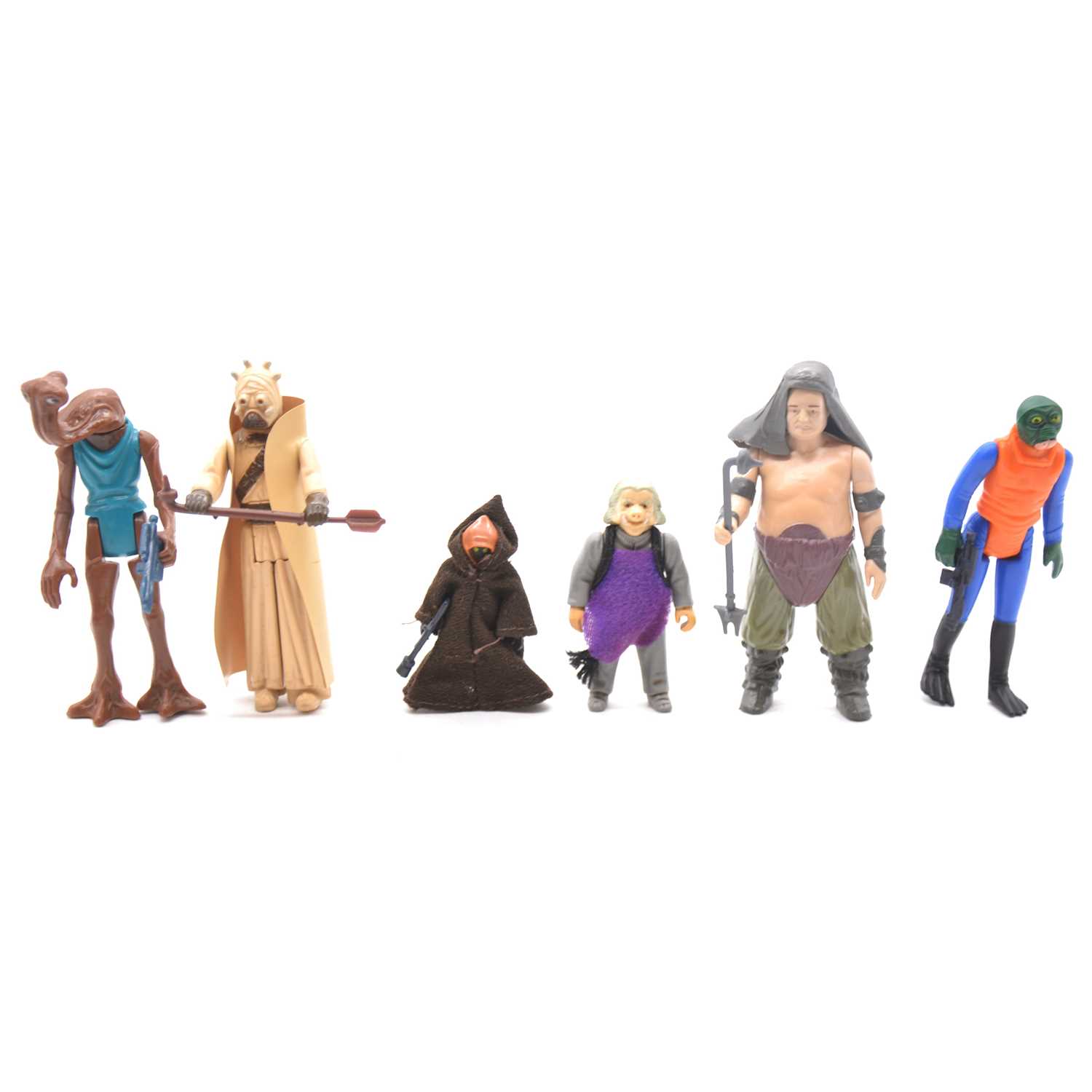 Lot 1298 Six Star Wars Figures By Palitoy Kenner