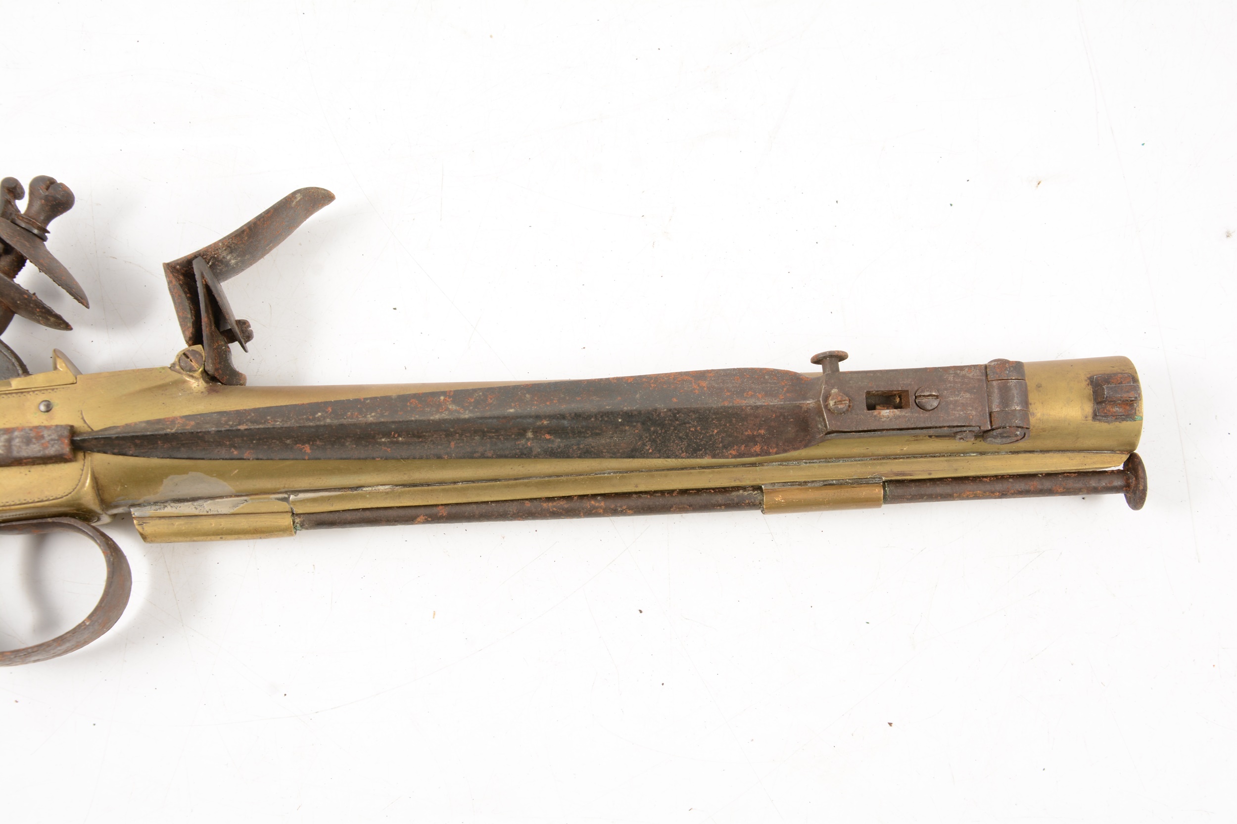 Lot 4 - Flintlock boxlock pistol