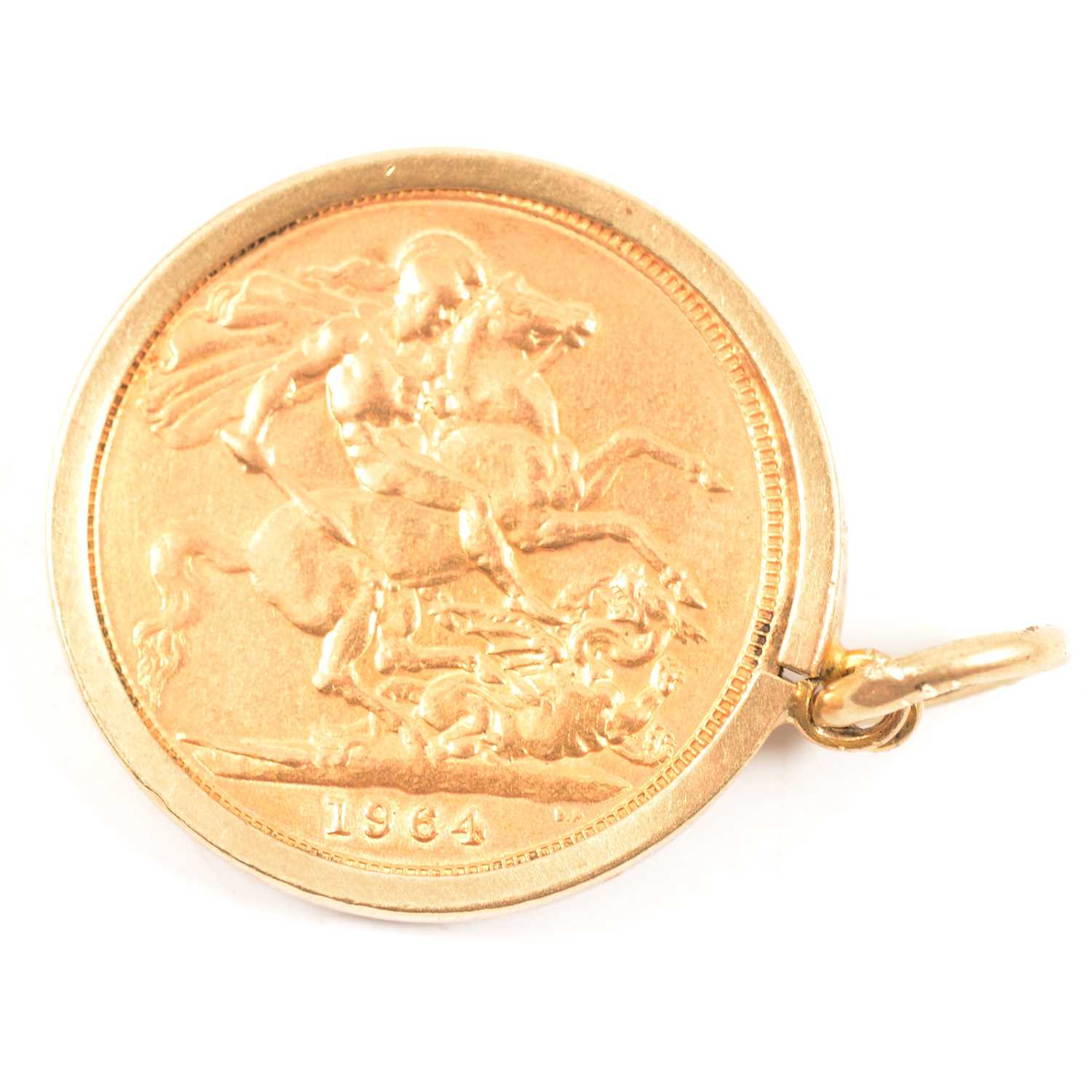 Lot 147 - A Gold Full Sovereign Coin in a pendant