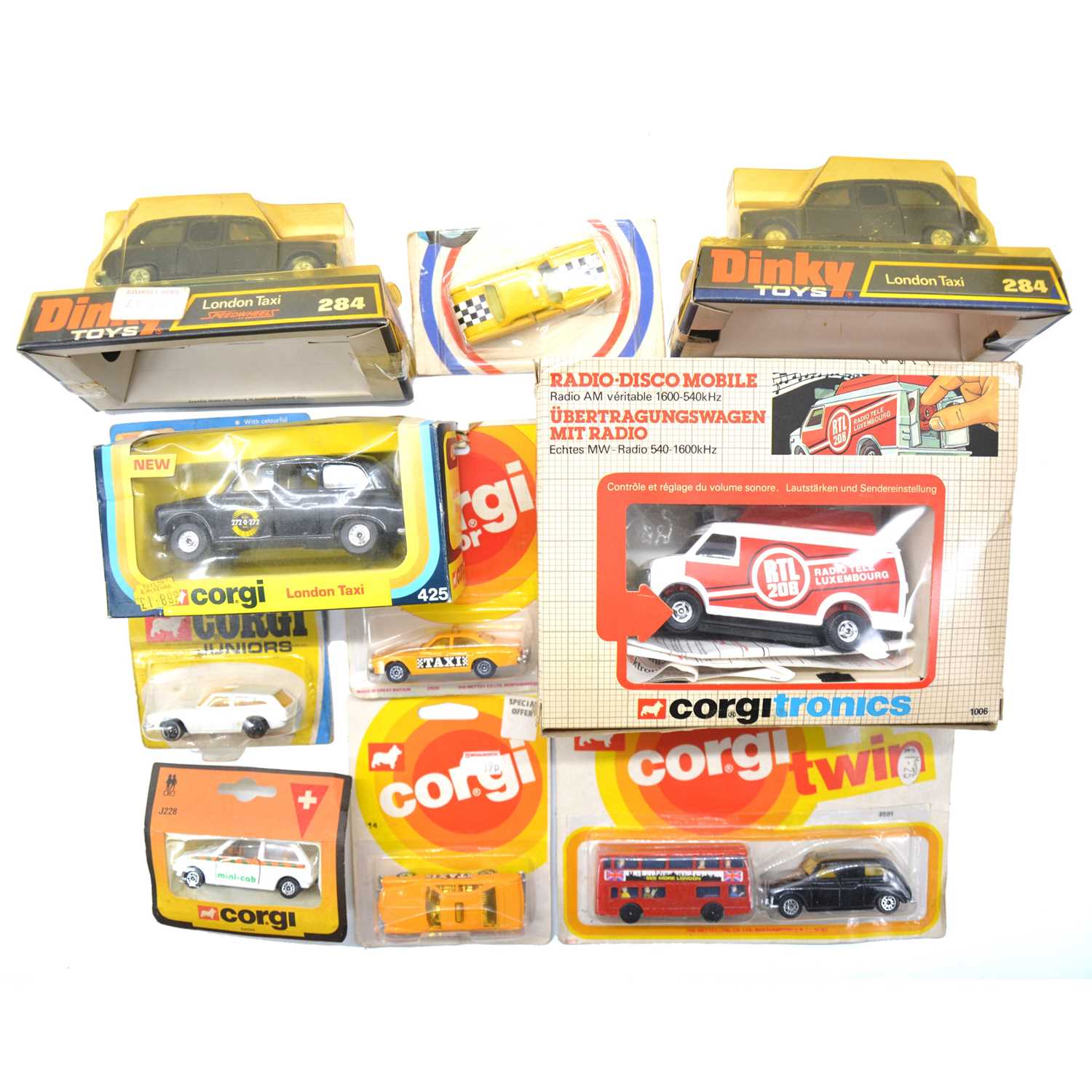 Lot 1083 - Ten die-cast model vehicles, Corgi and