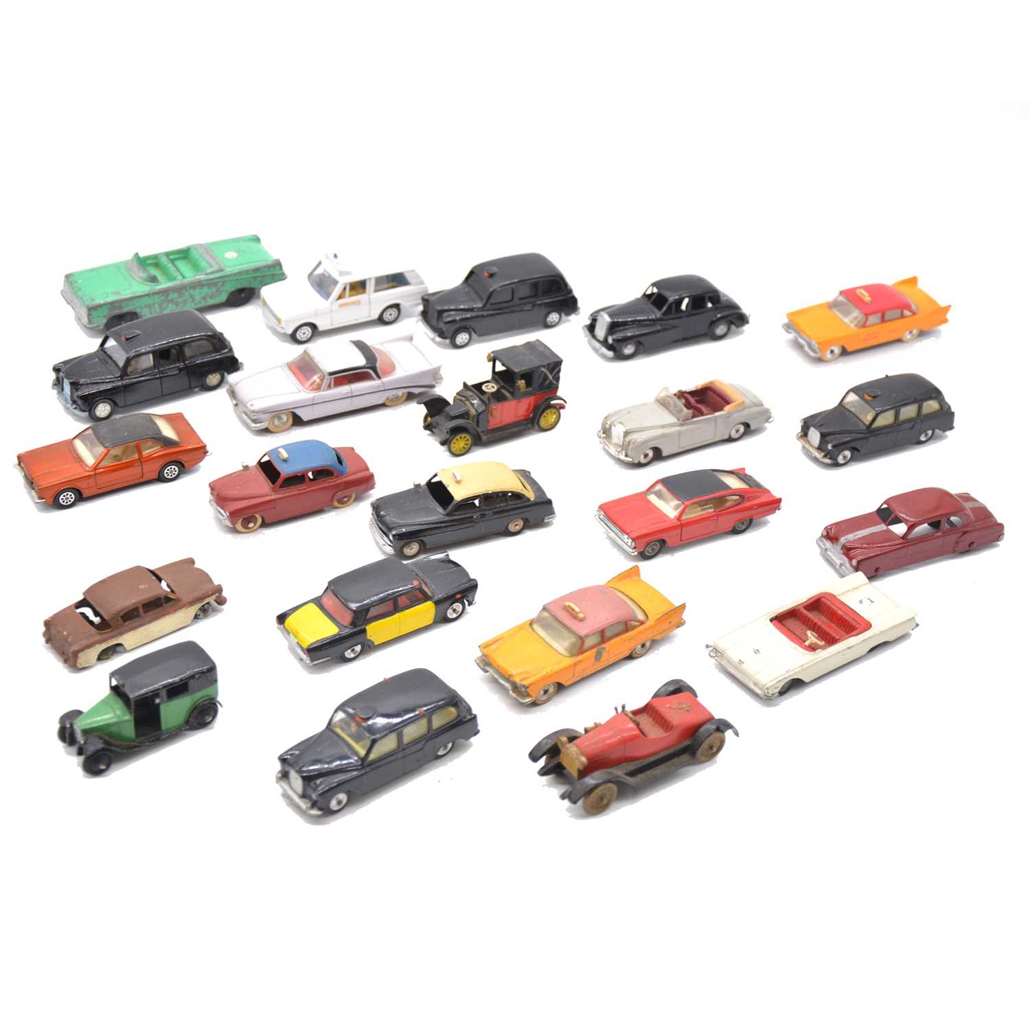 Lot 1071 - Twenty-two loose die-cast models, Dinky,