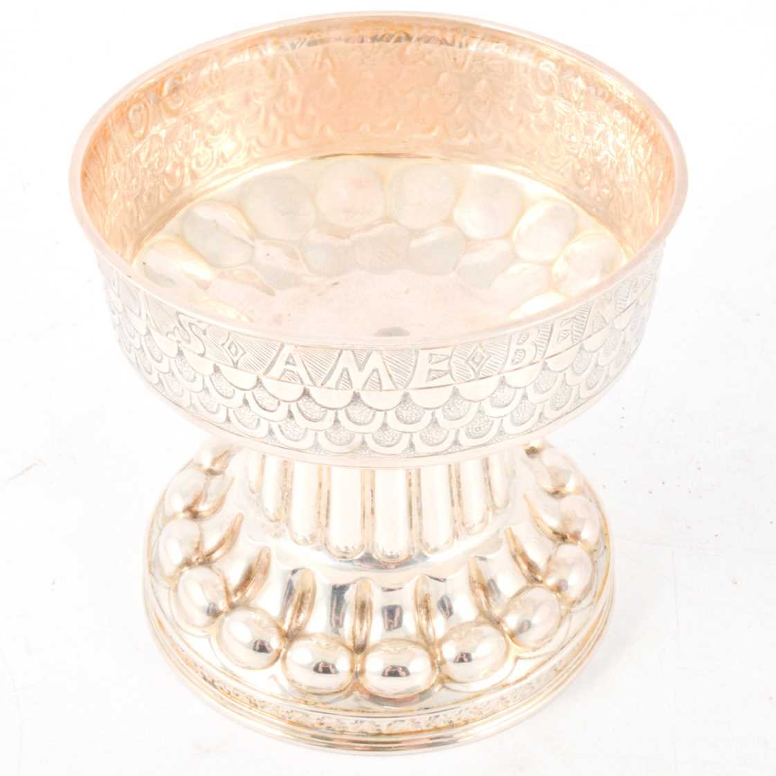 Lot 245 - Arts & Crafts silver chalice,