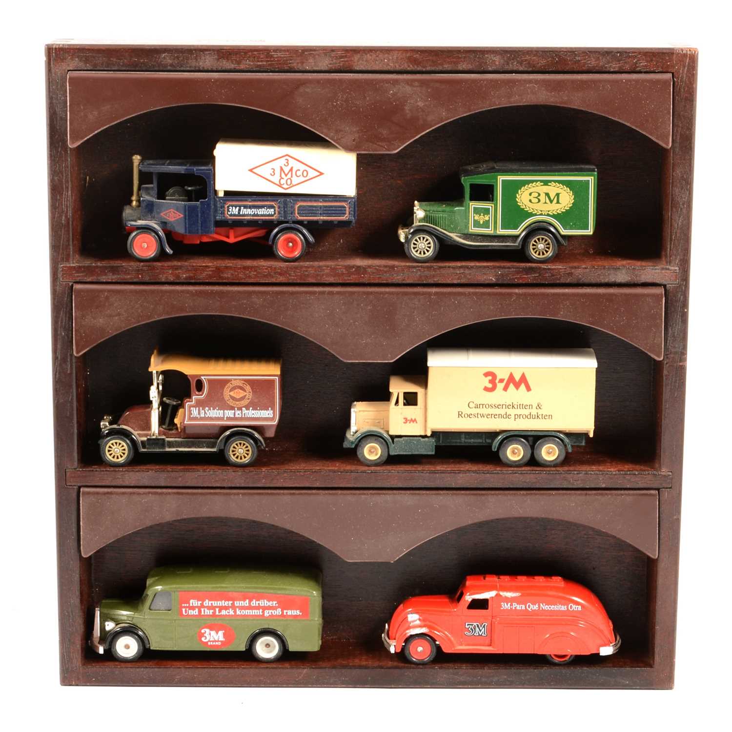 Lot 281 - Die-cast models, two trays including seven
