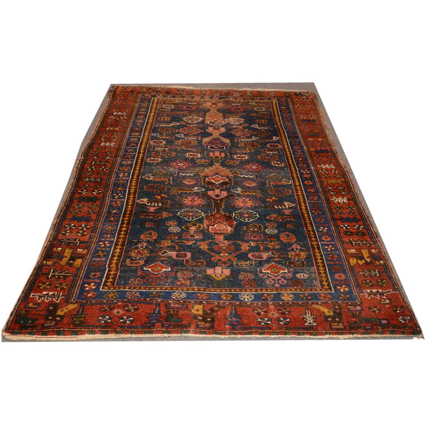 Lot 580 - Hamadan rug,