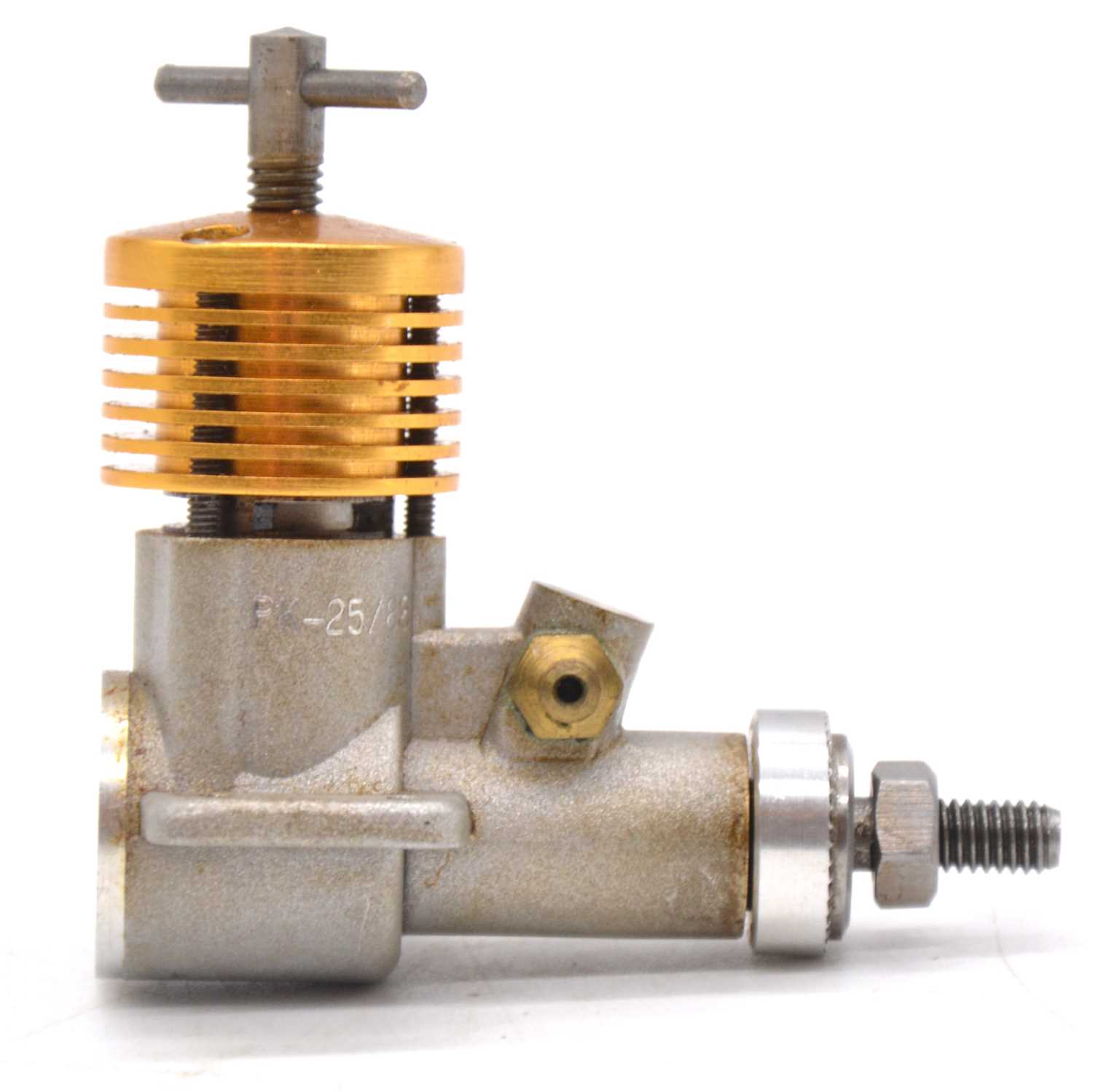 Lot 123 - Two PK diesel engines - 0.86cc and 1.2cc