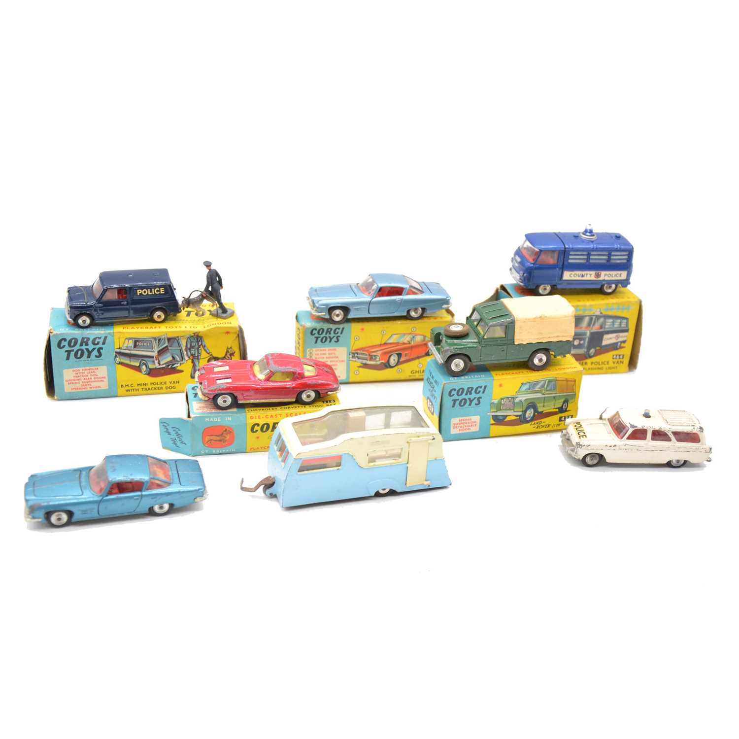 Lot 1074 - Eight Corgi Toys die-cast models, including