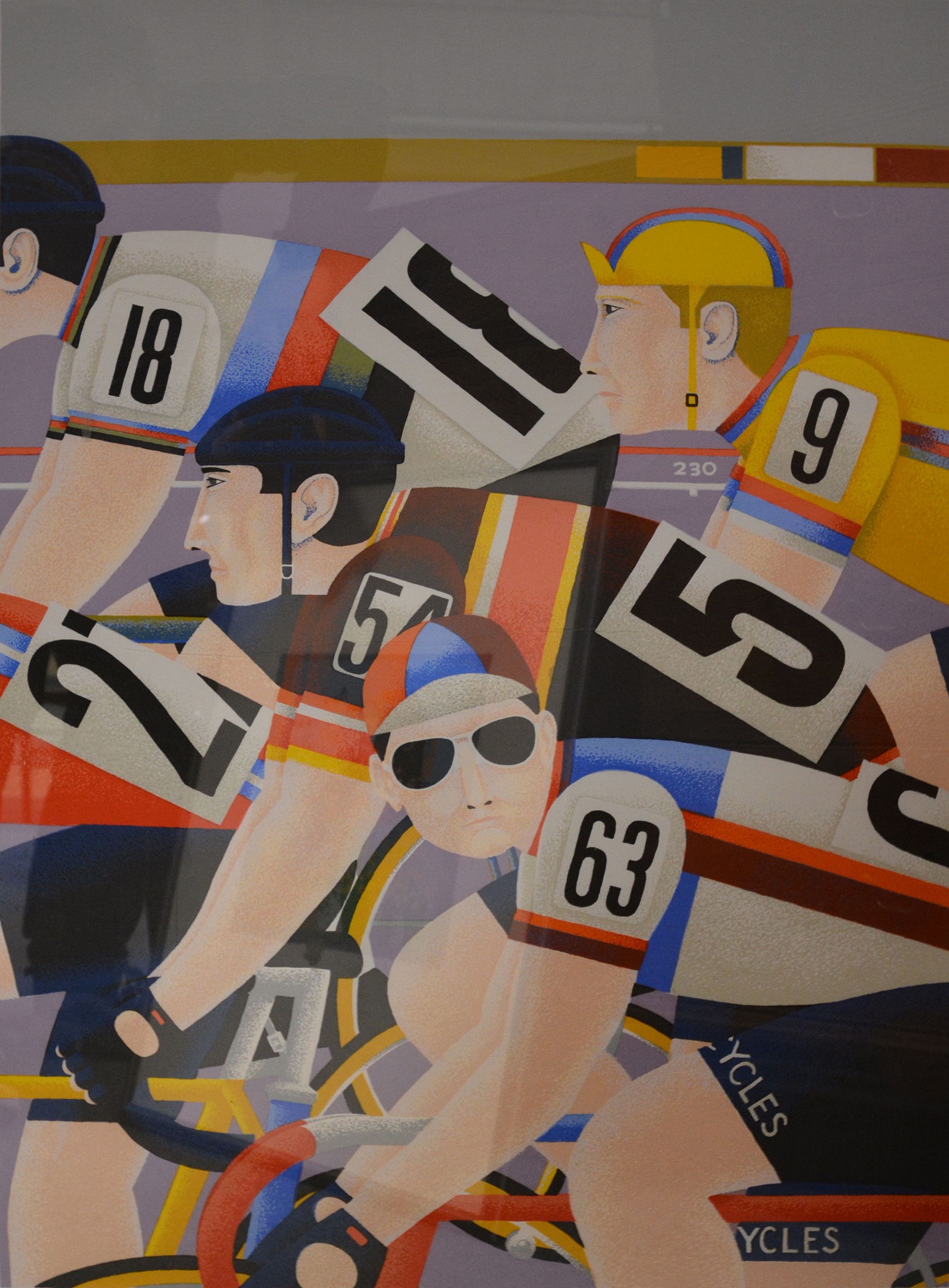 Lot 377 - Reg Cartwright, The Cyclists; and an Italian