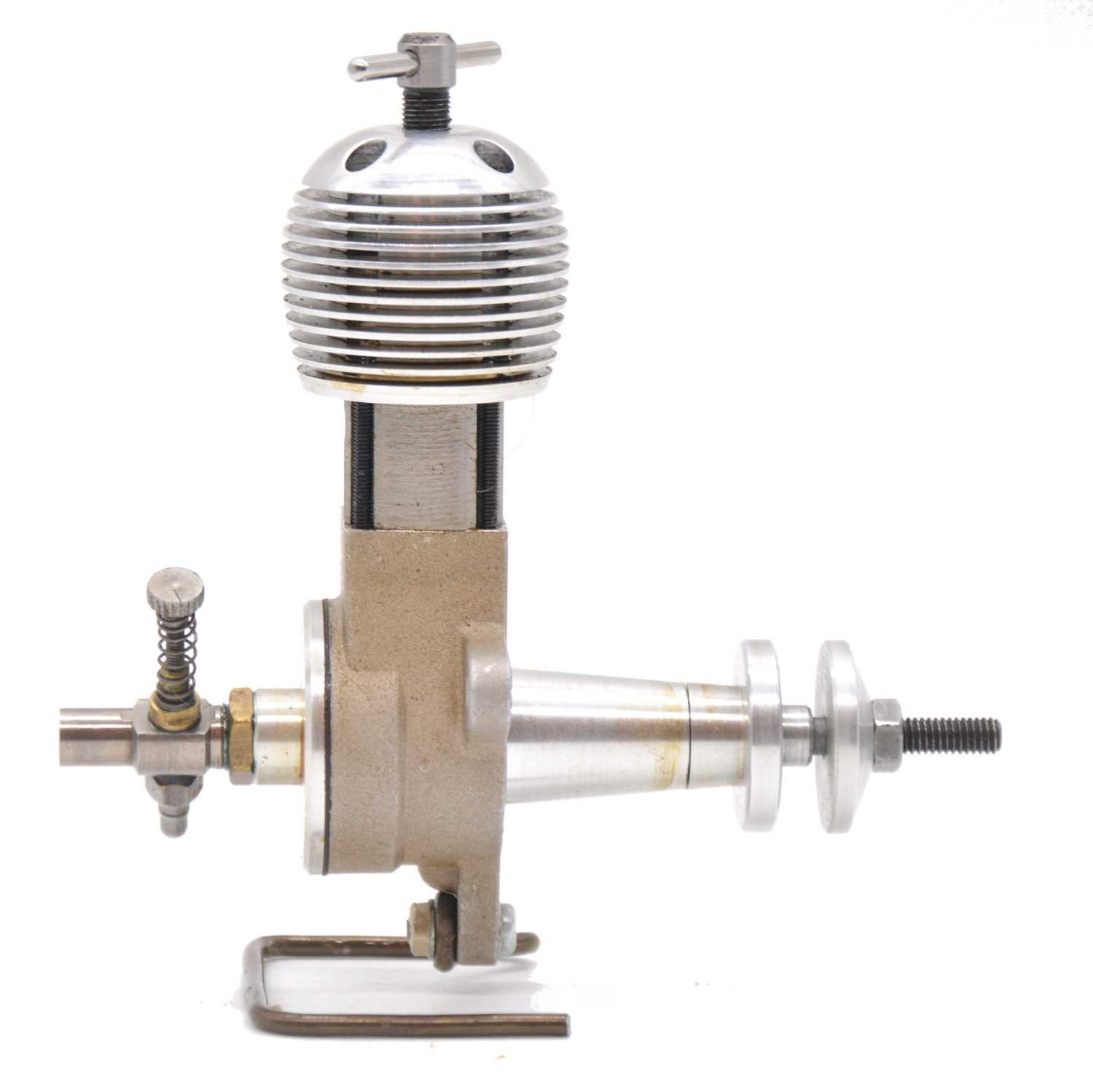 Lot 491 - Lumir Polednik reed-valve engine, 1.8cc